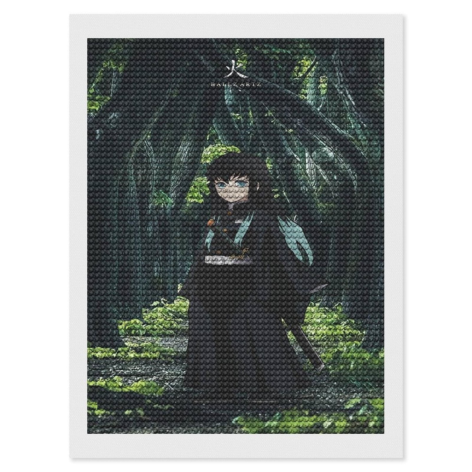 Demon Slayer Muichiro Tokito Diamond Art Kits for Adults Diamond Art ...