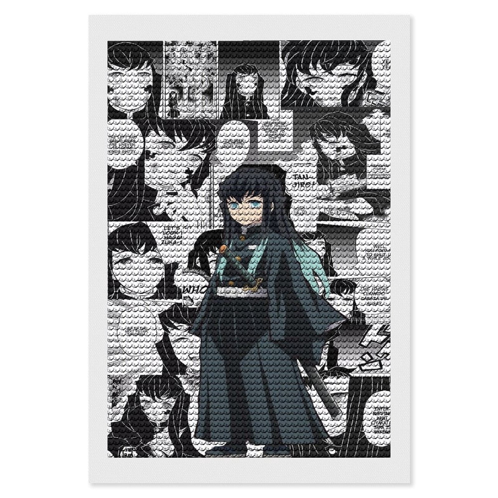 Demon Slayer Muichiro Tokito Diamond Art Kits for Adults Diamond Art ...