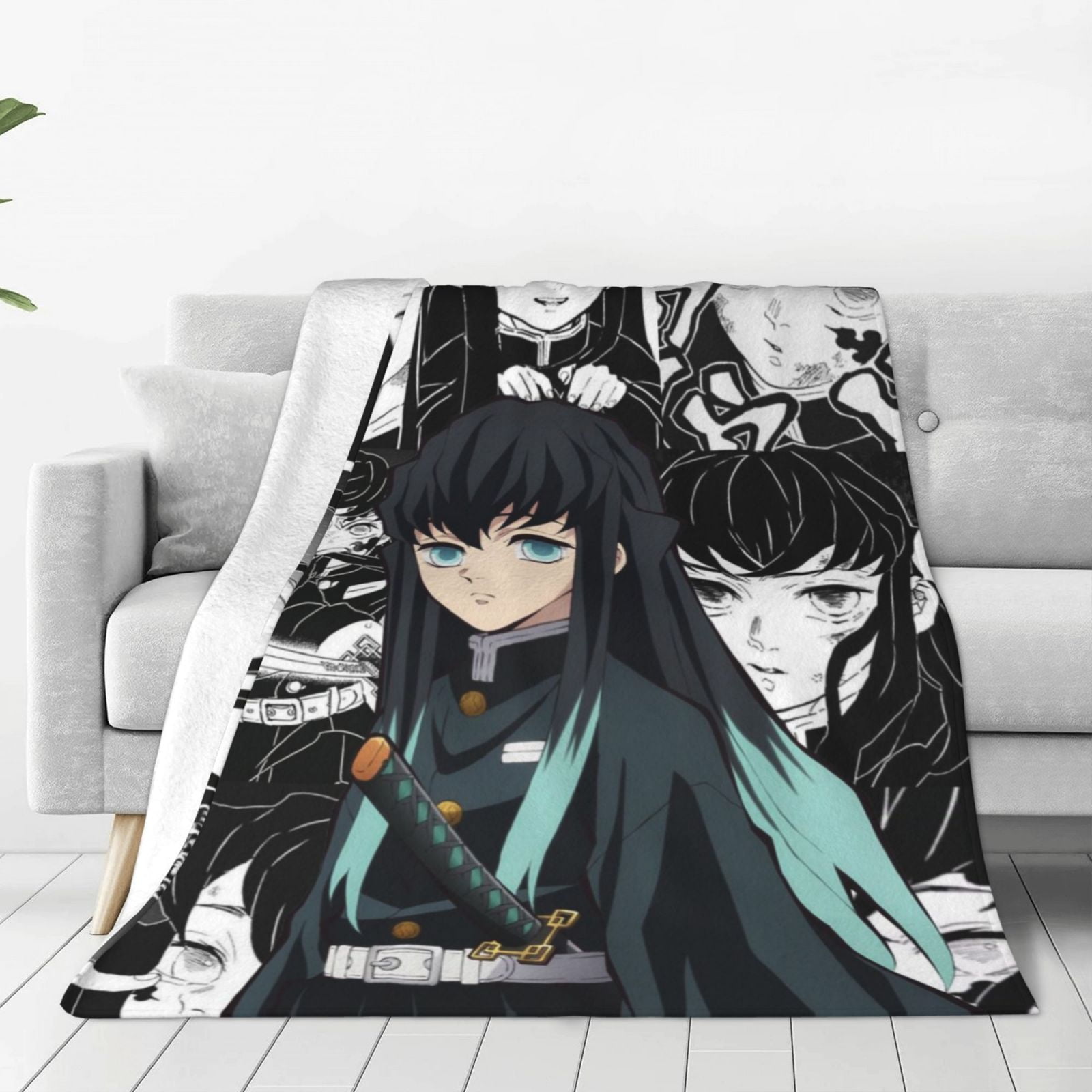 Demon Slayer Muichiro Tokito Kids Adults Ultra-Soft Micro Fleece ...