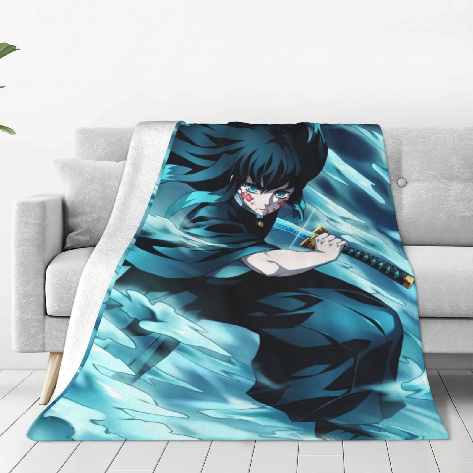 Demon Slayer Muichiro Tokito Kids Adults Ultra-Soft Micro Fleece ...