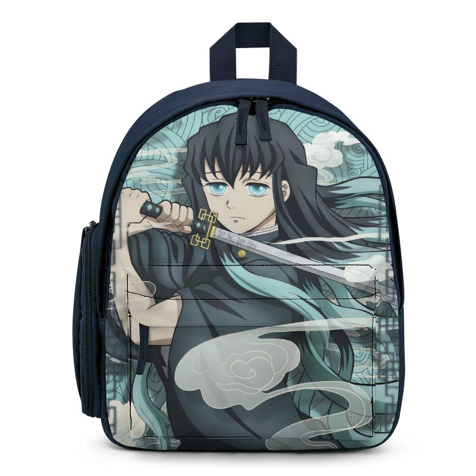 Demon Slayer Muichiro Tokito Backpacks Bookbag Casual Daypack Backpacks ...