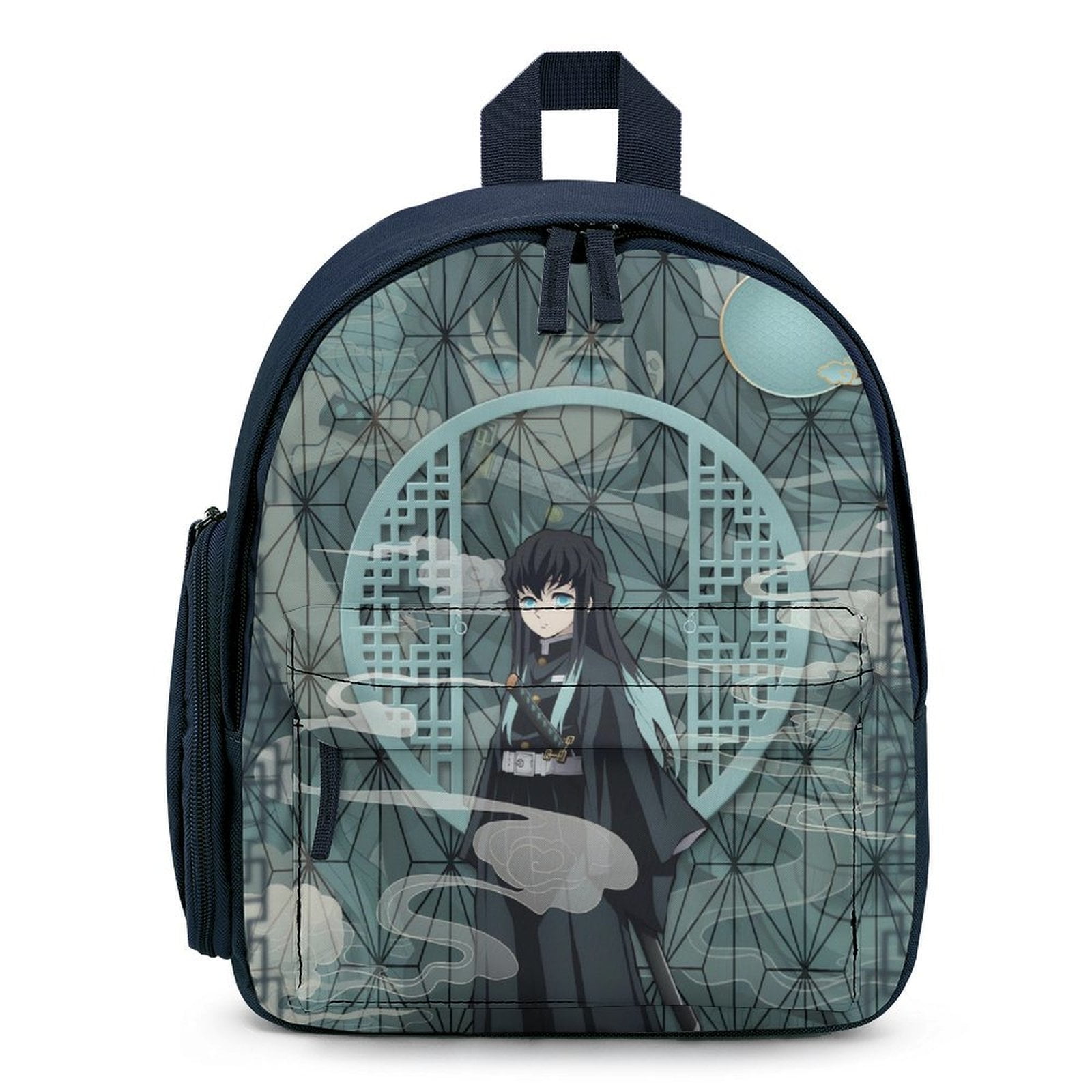 Demon Slayer Muichiro Tokito Backpacks Bookbag Casual Daypack Backpacks ...