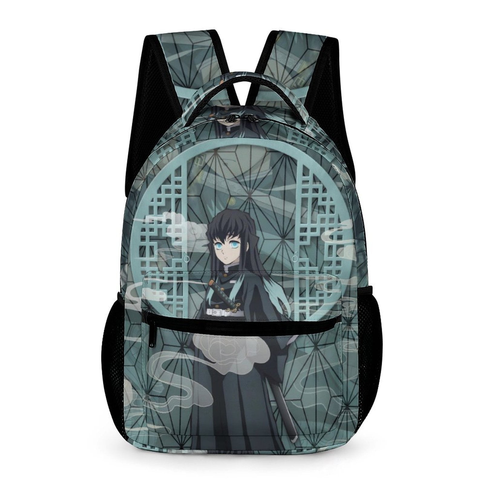 Demon Slayer Muichiro Tokito Backpacks Bookbag Casual Daypack Backpacks ...