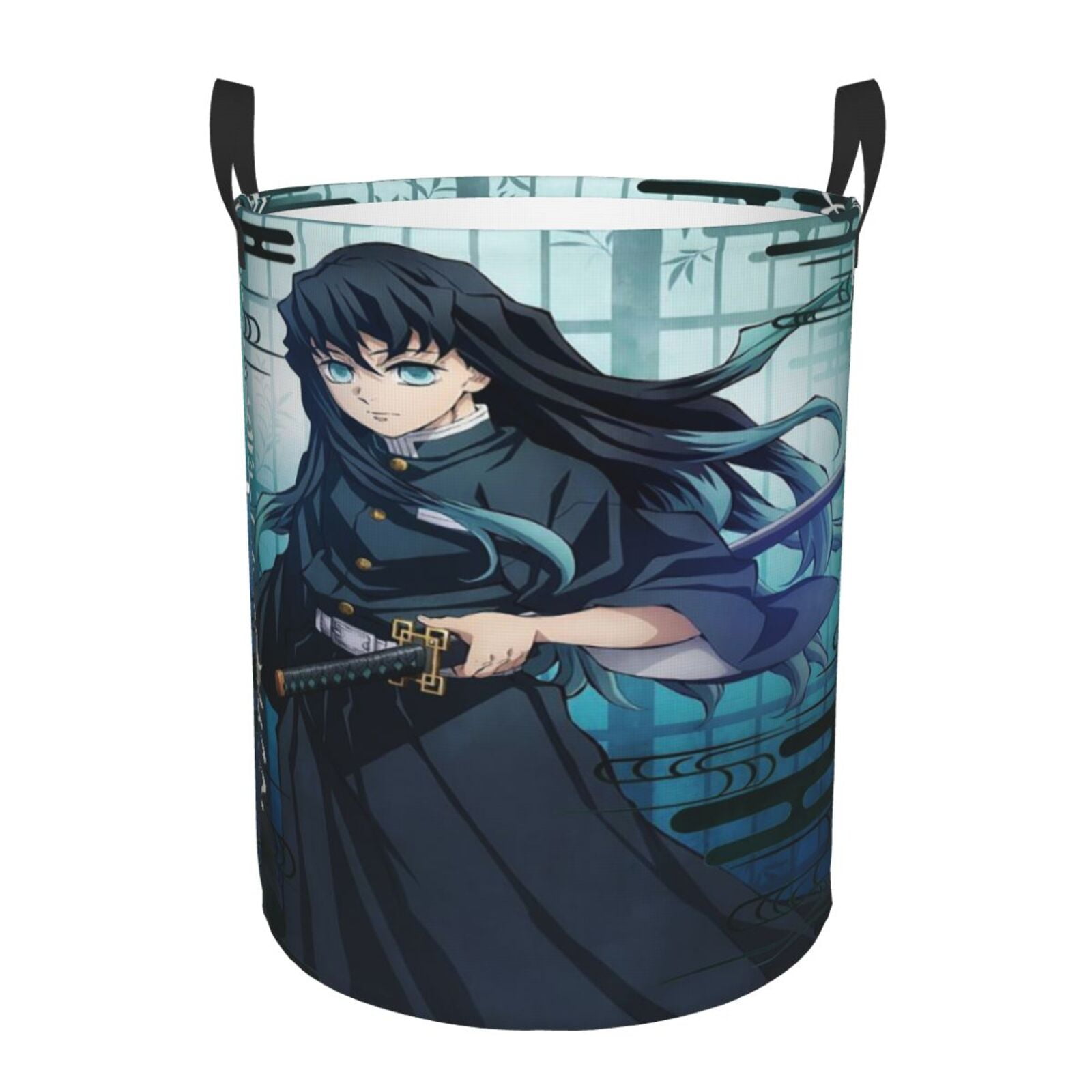 Demon Slayer Muichiro Tokito Large Laundry Basket With Handle ...