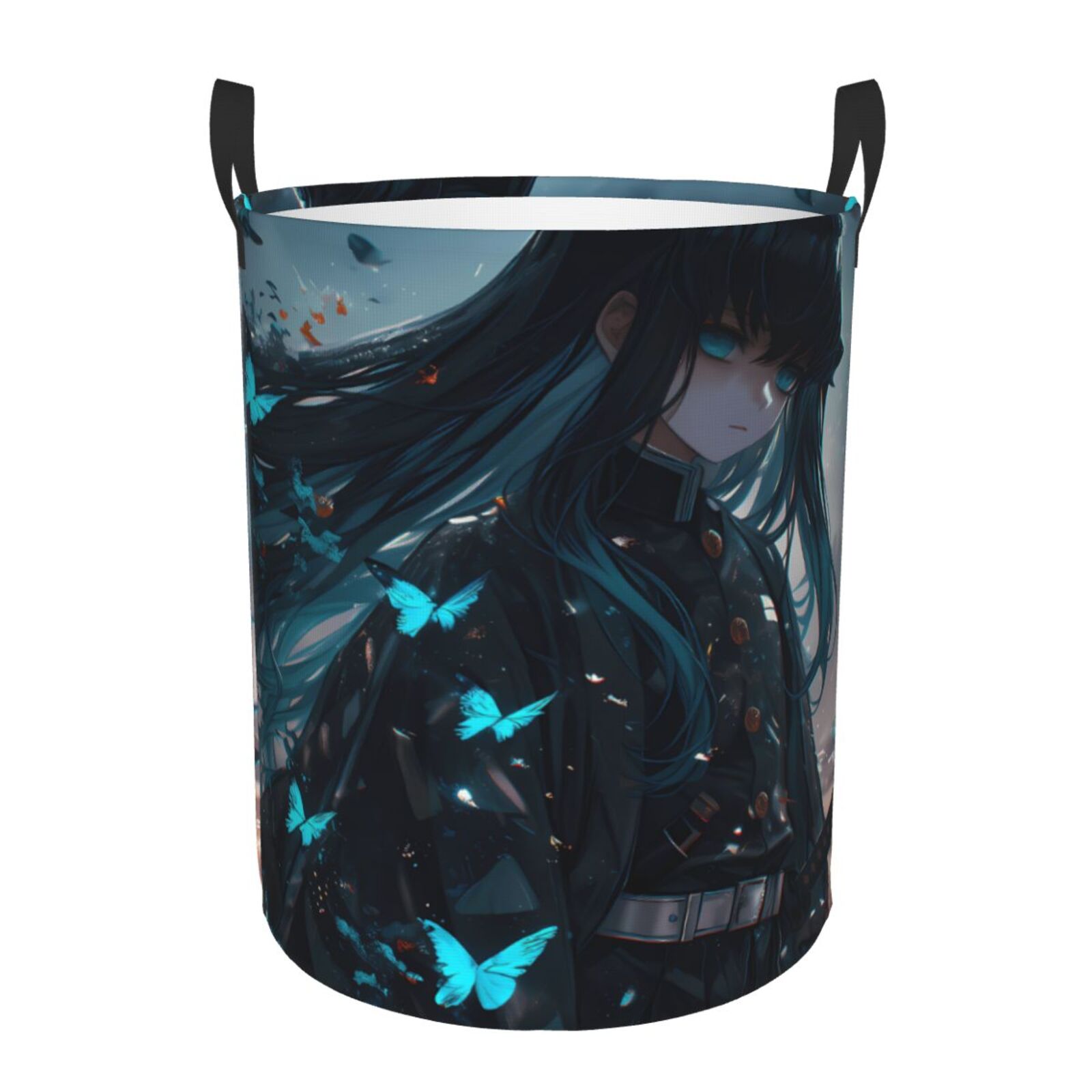 Demon Slayer Muichiro Tokito Large Laundry Basket With Handle ...