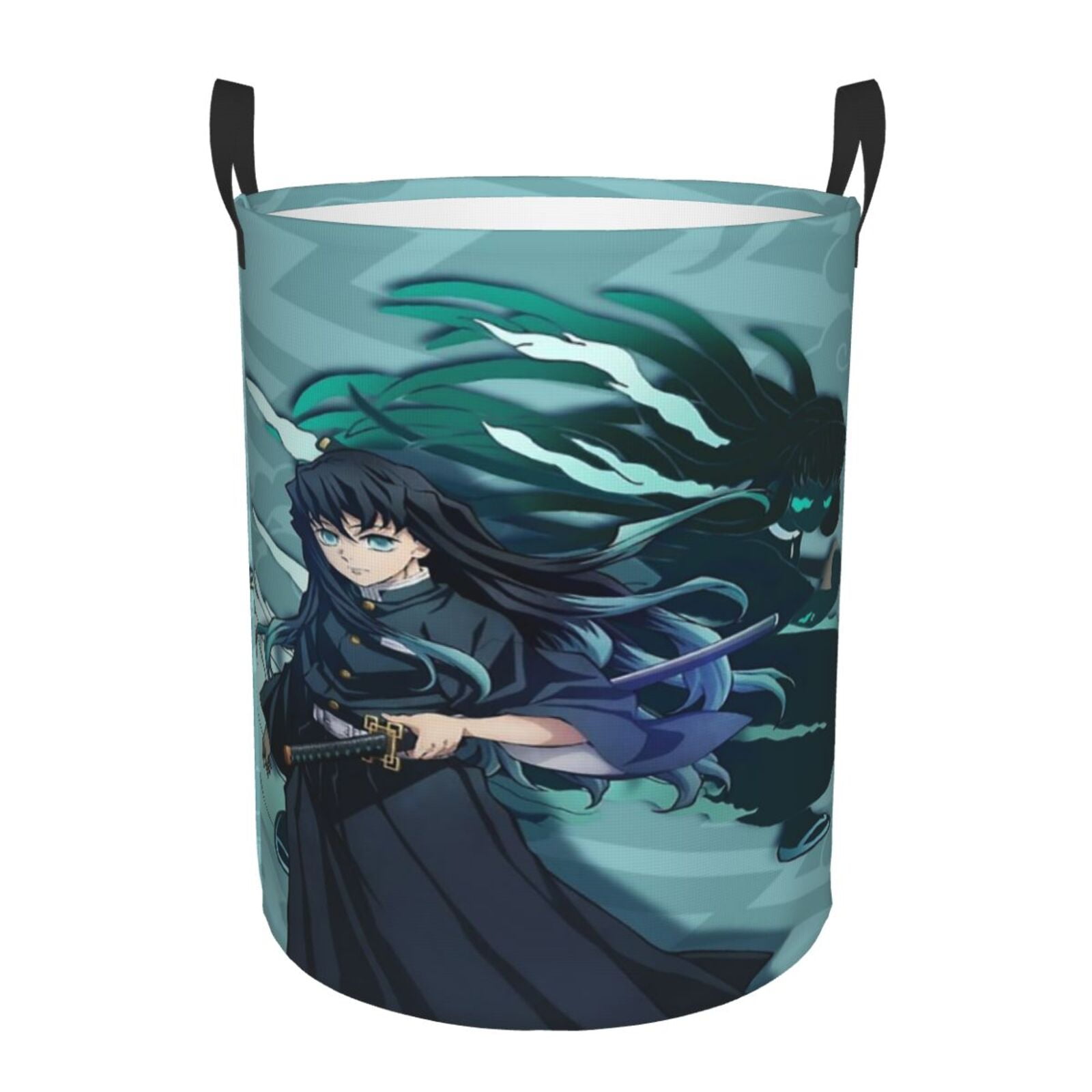 Demon Slayer Muichiro Tokito Large Laundry Basket With Handle ...