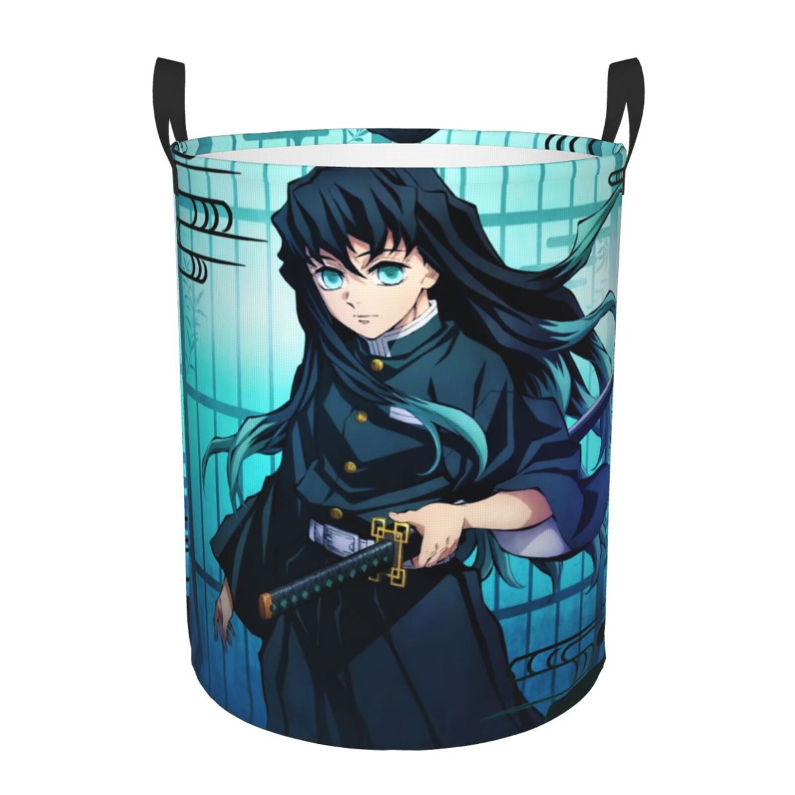 Demon Slayer Muichiro Tokito Large Laundry Basket With Handle ...
