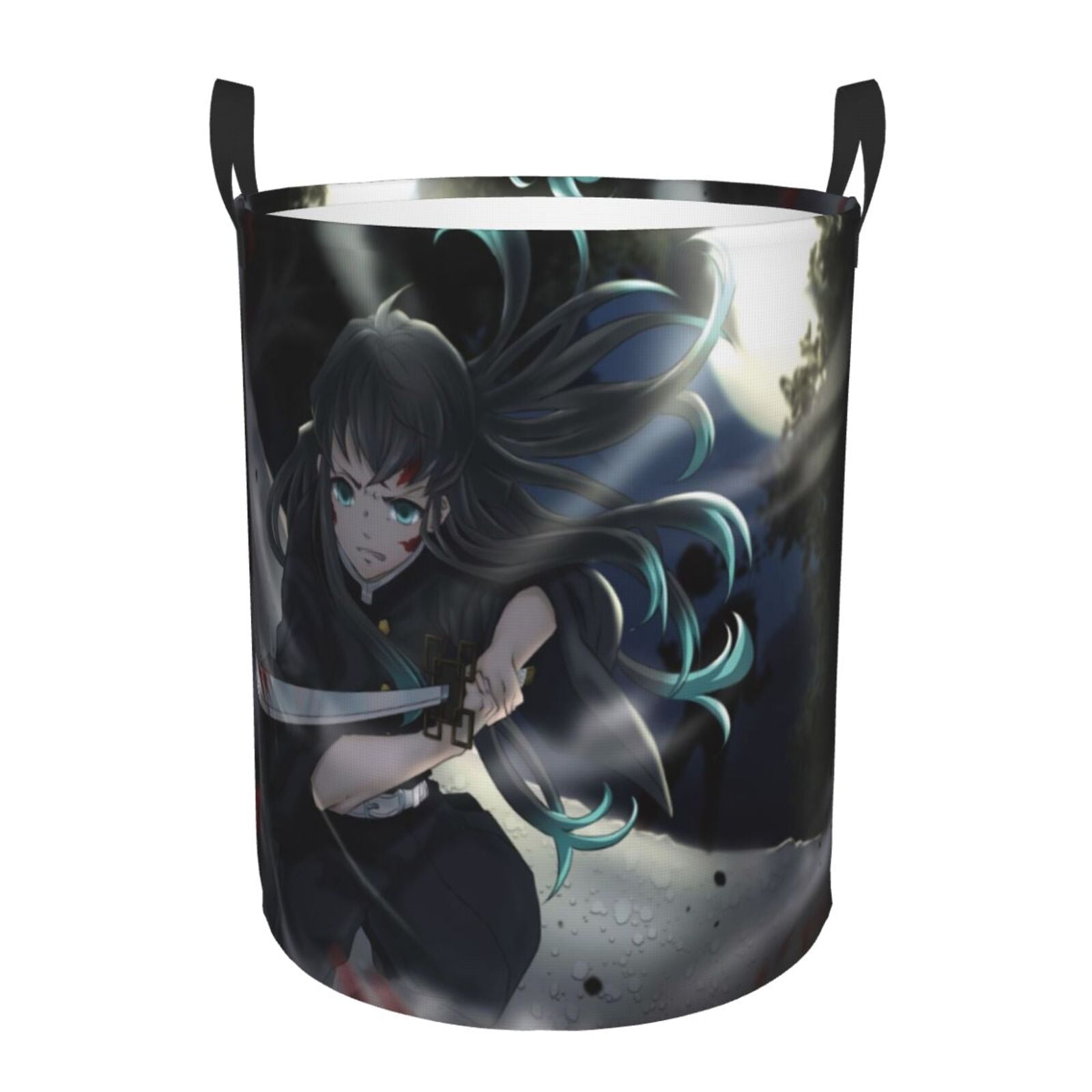 Demon Slayer Muichiro Tokito Large Laundry Hamper, Collapsible Laundry ...