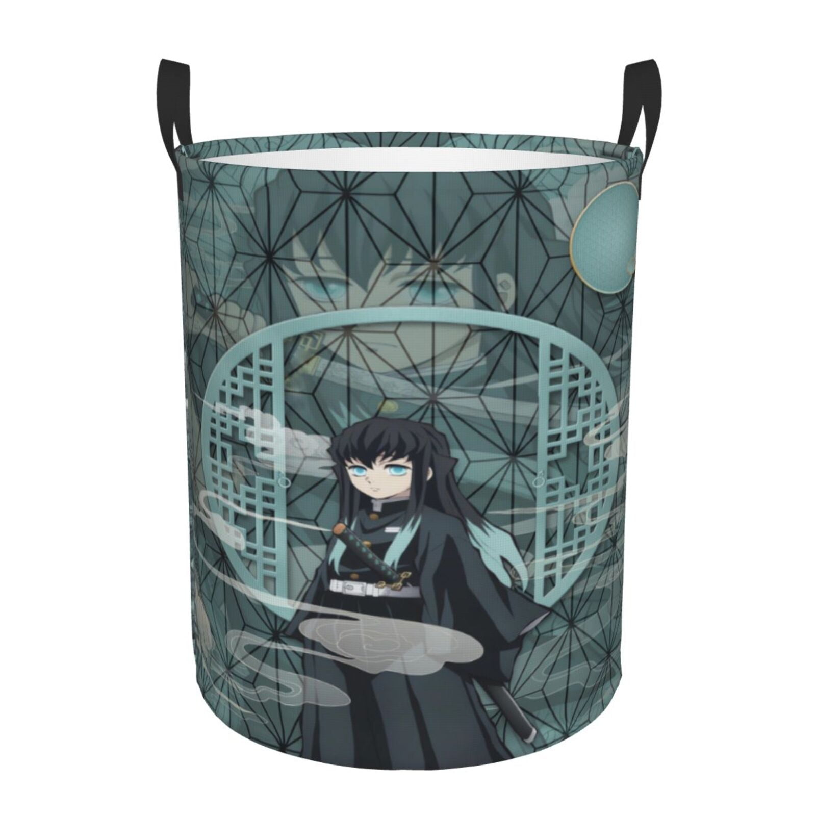 Demon Slayer Muichiro Tokito Large Laundry Hamper, Collapsible Laundry ...