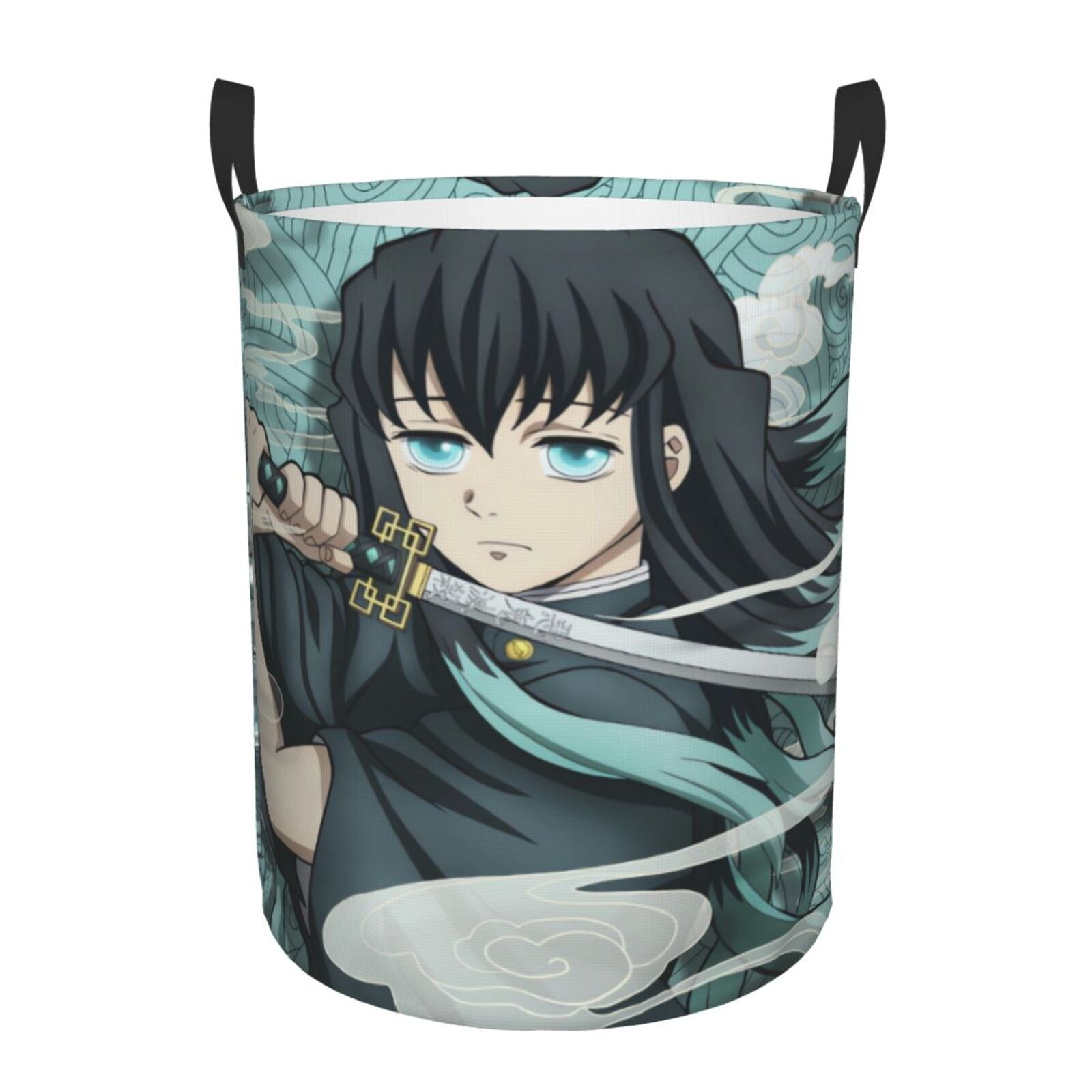 Demon Slayer Muichiro Tokito Large Laundry Hamper, Collapsible Laundry ...