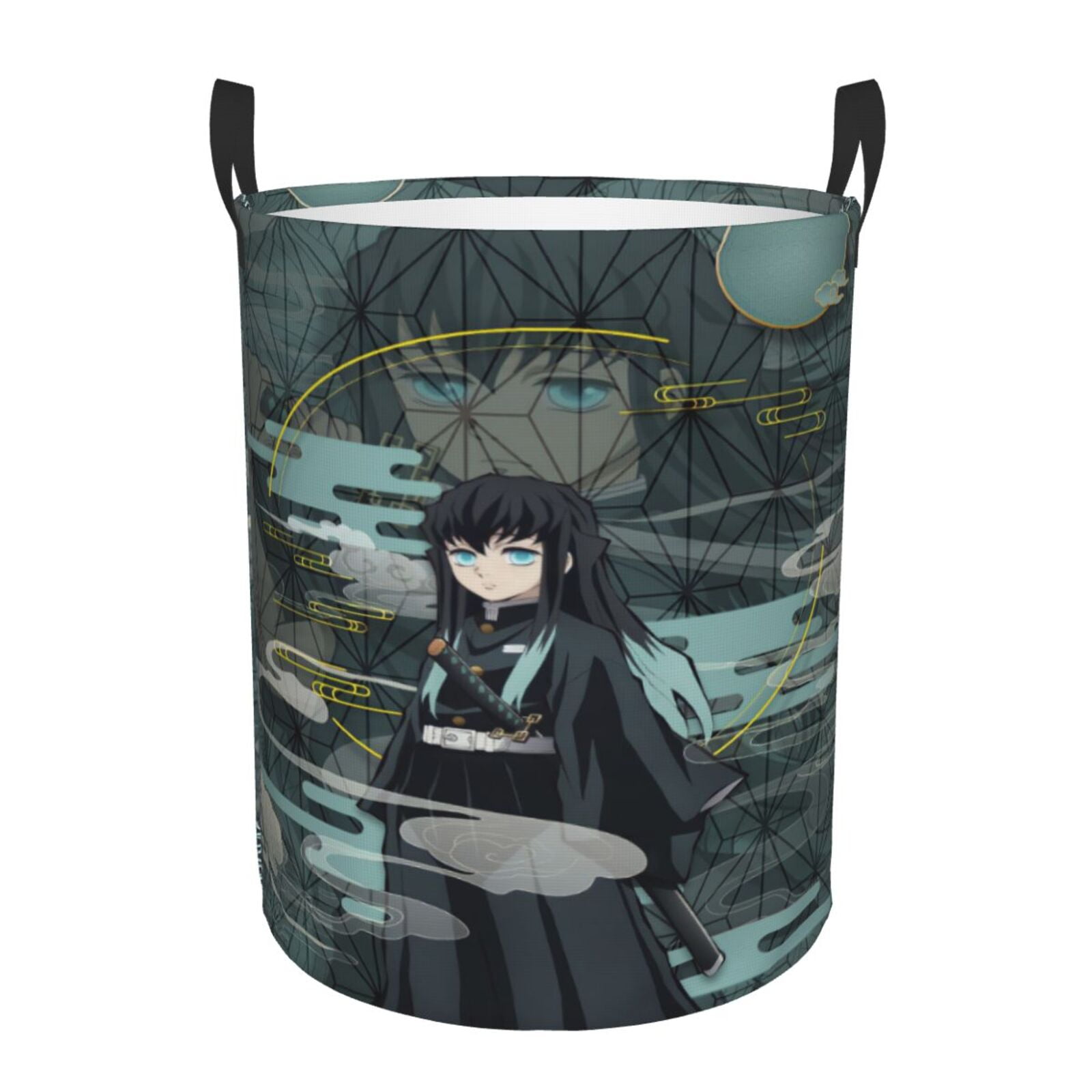 Demon Slayer Muichiro Tokito Large Laundry Hamper, Collapsible Laundry ...