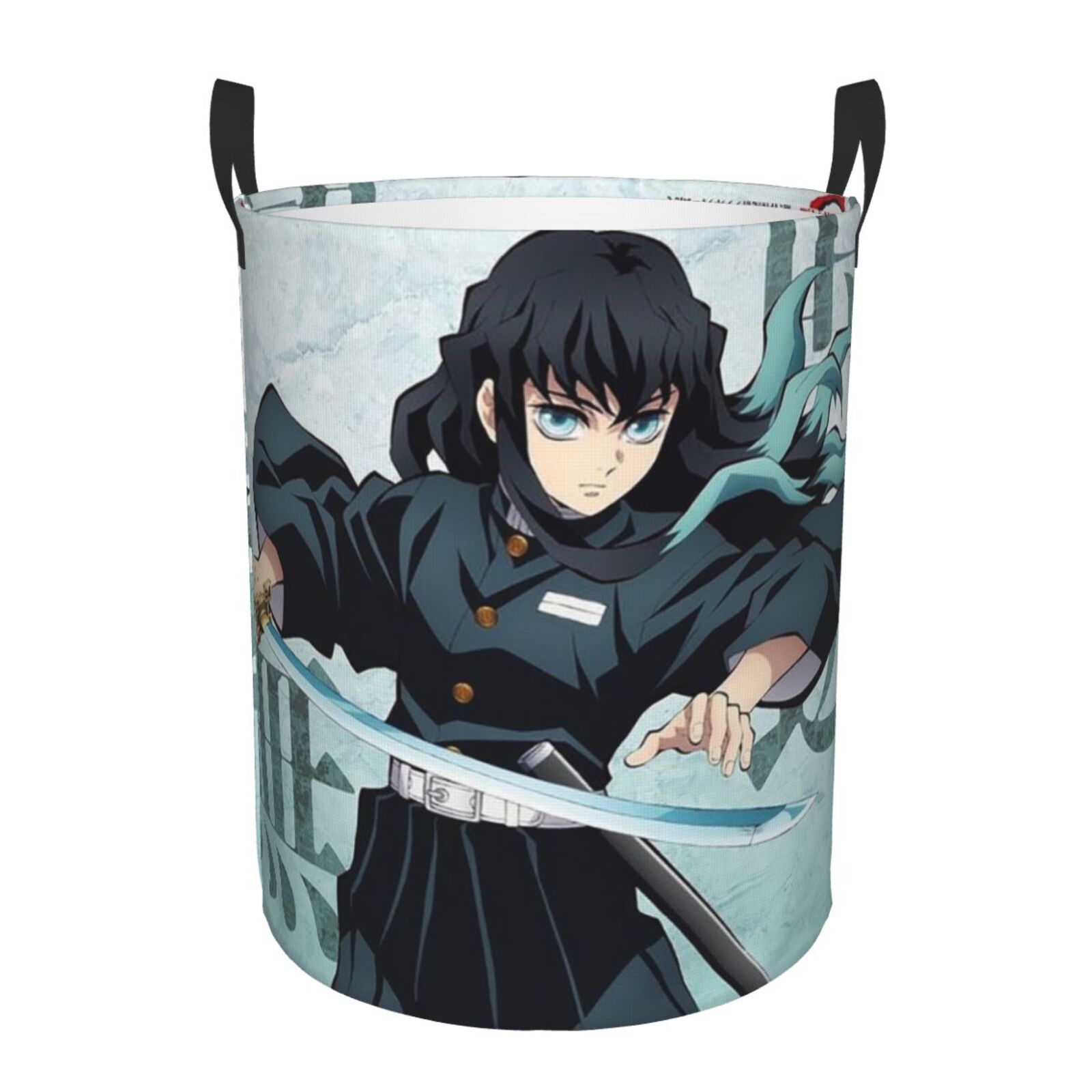 Demon Slayer Muichiro Tokito Large Laundry Hamper, Collapsible Laundry ...