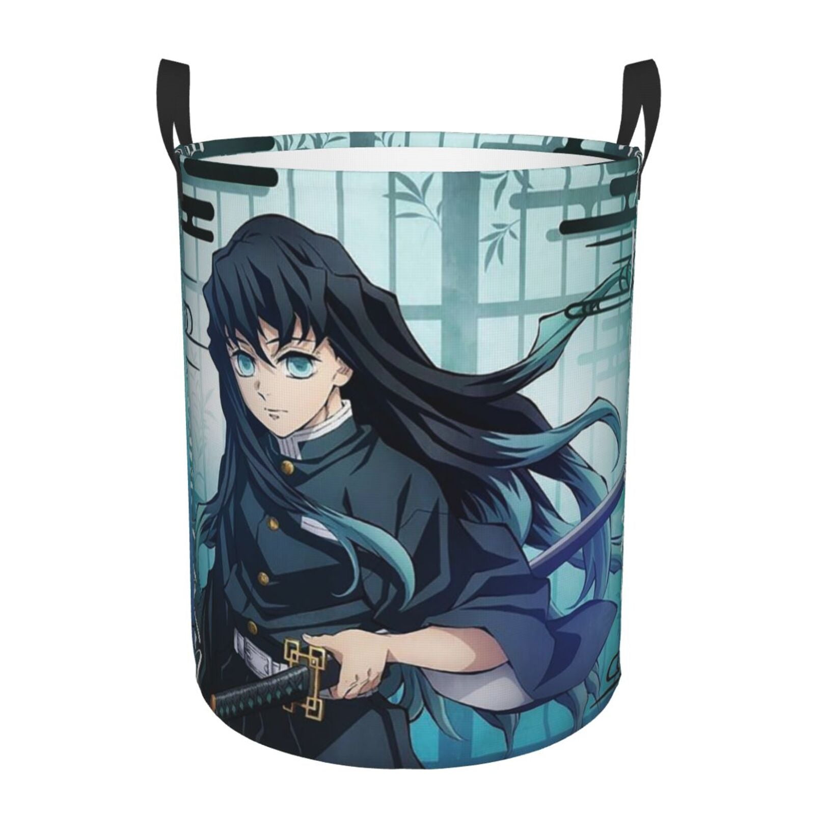 Demon Slayer Muichiro Tokito Large Laundry Hamper, Collapsible Laundry ...