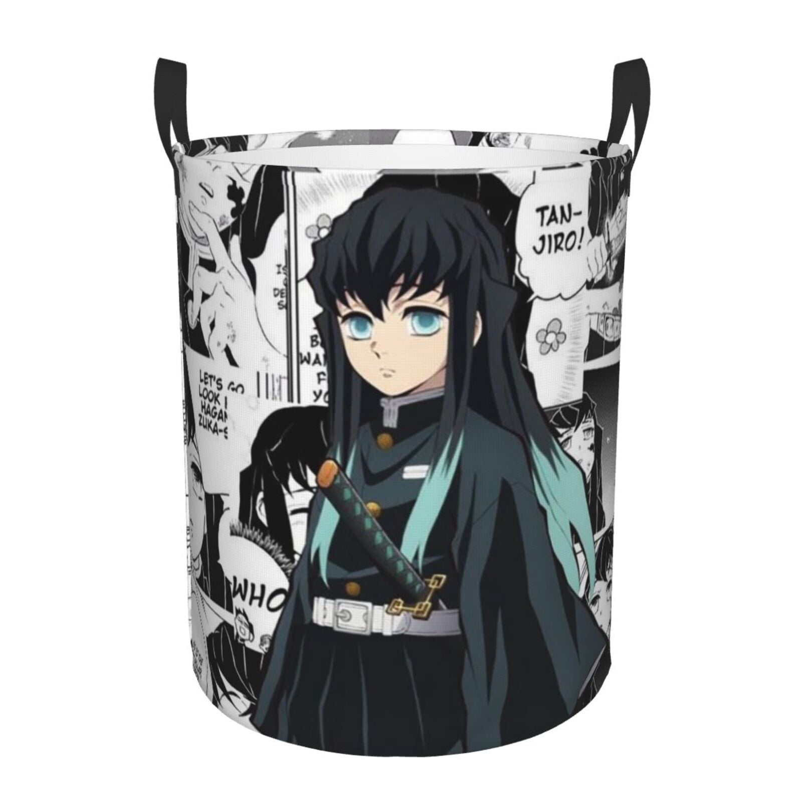 Demon Slayer Muichiro Tokito Large Laundry Hamper, Collapsible Laundry ...