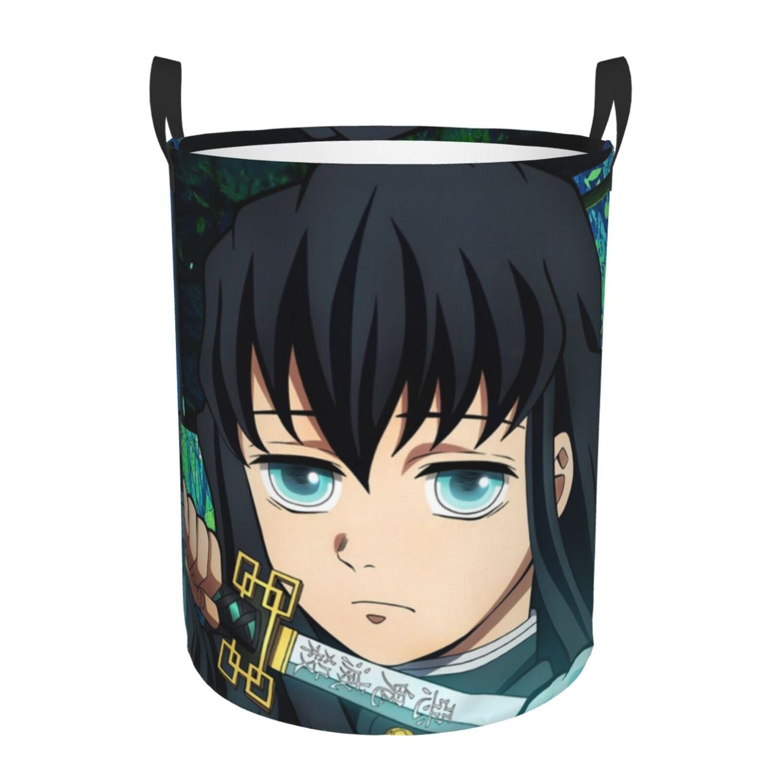 Demon Slayer Muichiro Tokito Large Laundry Hamper, Collapsible Laundry ...