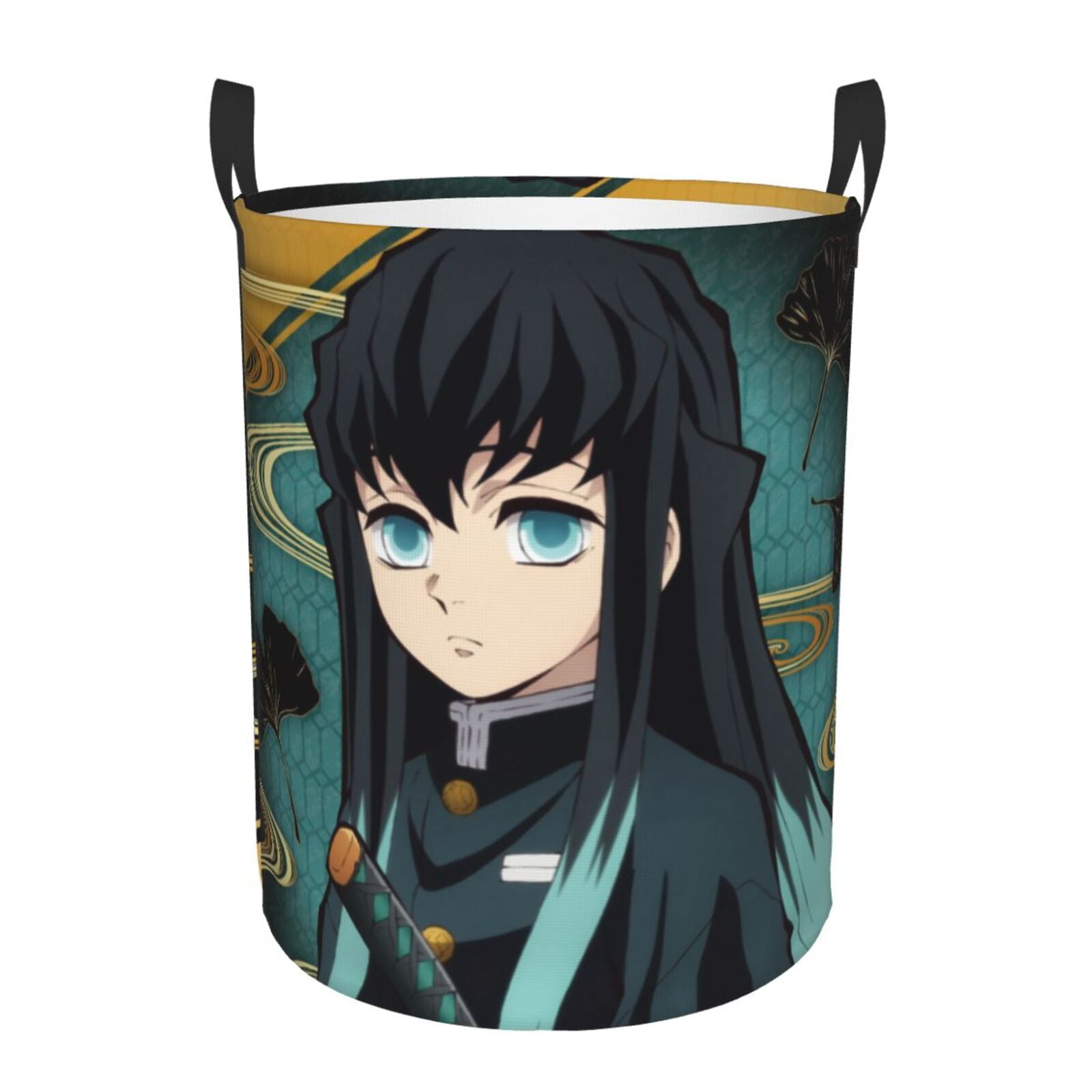 Demon Slayer Muichiro Tokito Laundry Hamper With Handles Clothes Toy ...