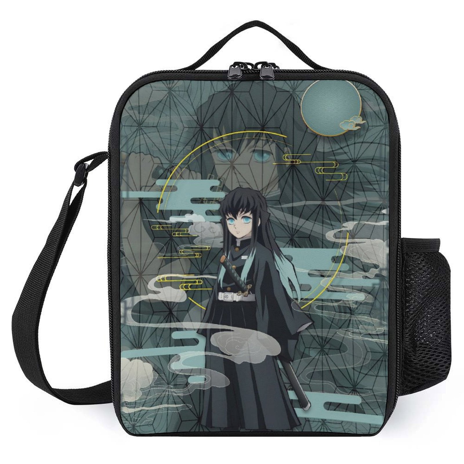 Demon Slayer Muichiro Tokito Lunch Bag, Insulated Lunch Tote Large ...
