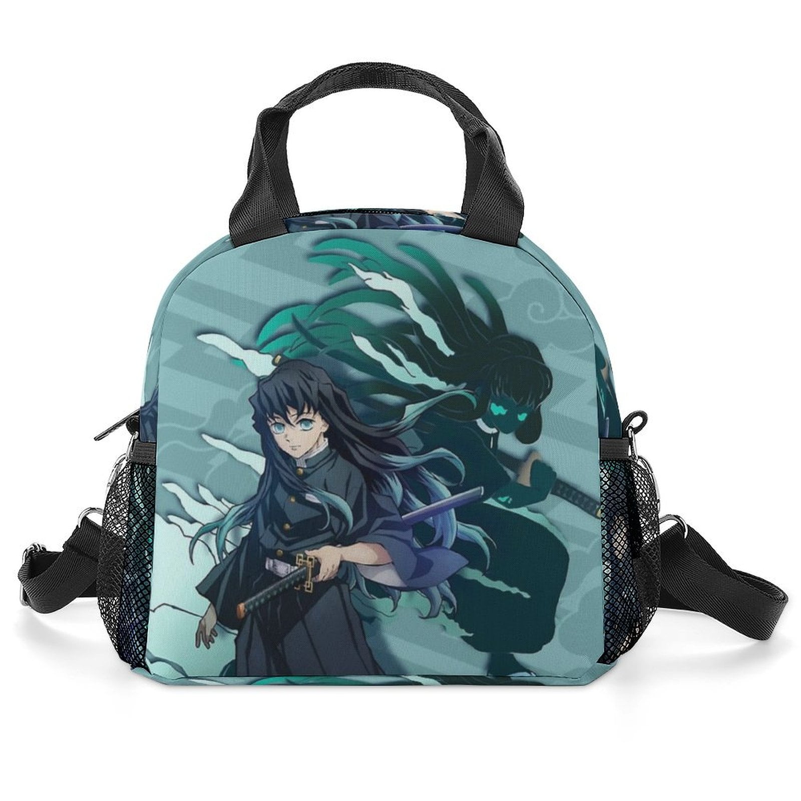 Demon Slayer Muichiro Tokito Lunch Bag, Insulated Lunch Tote Large ...