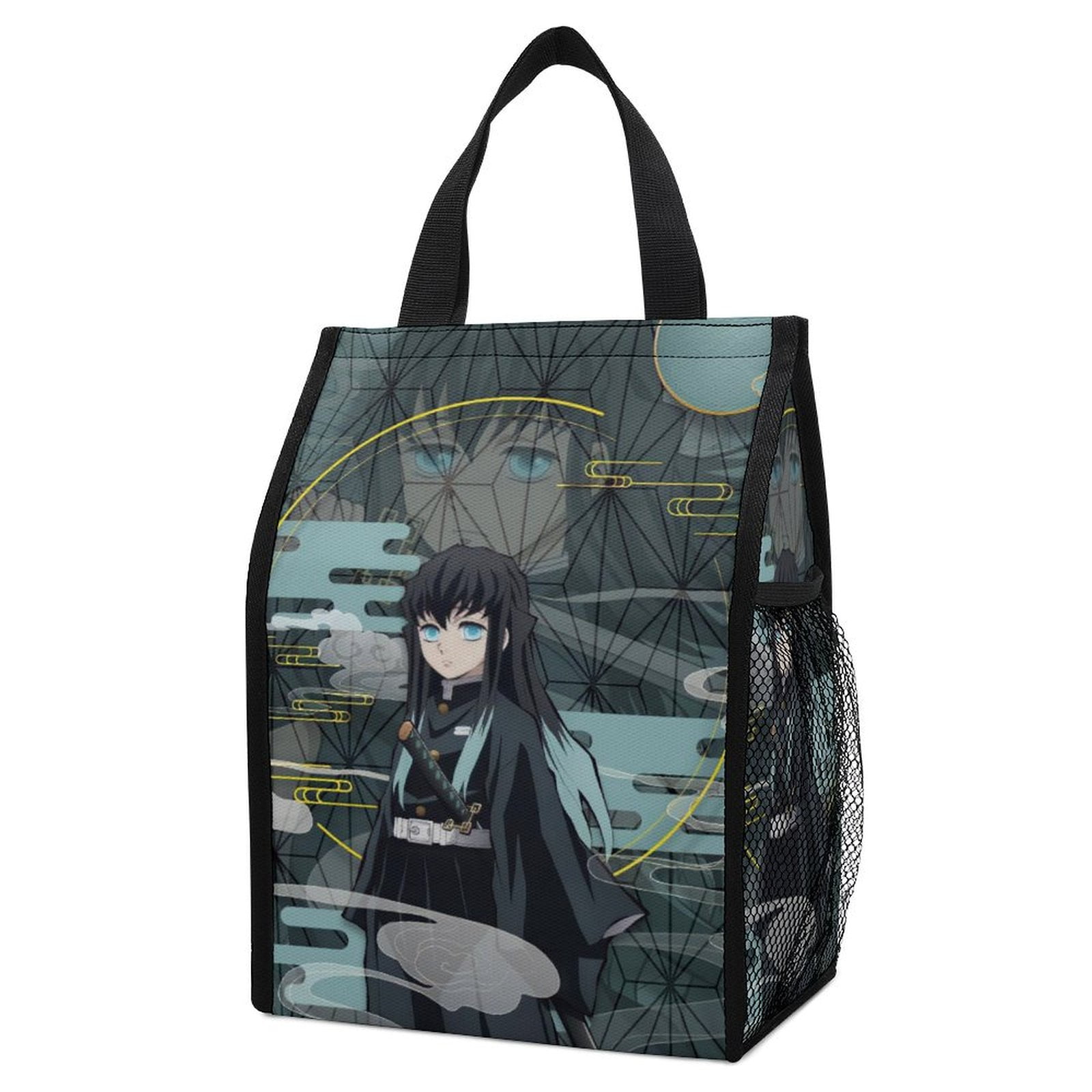 Demon Slayer Muichiro Tokito Lunch Bag, Insulated Lunch Tote Large ...
