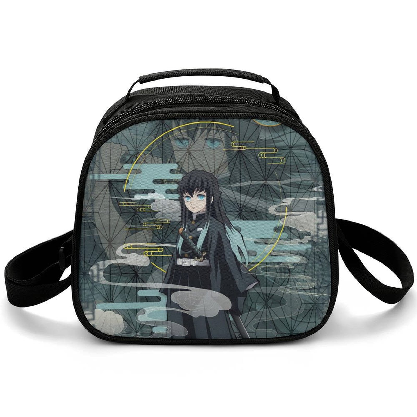 Demon Slayer Muichiro Tokito Lunch Bag, Insulated Lunch Tote Large ...