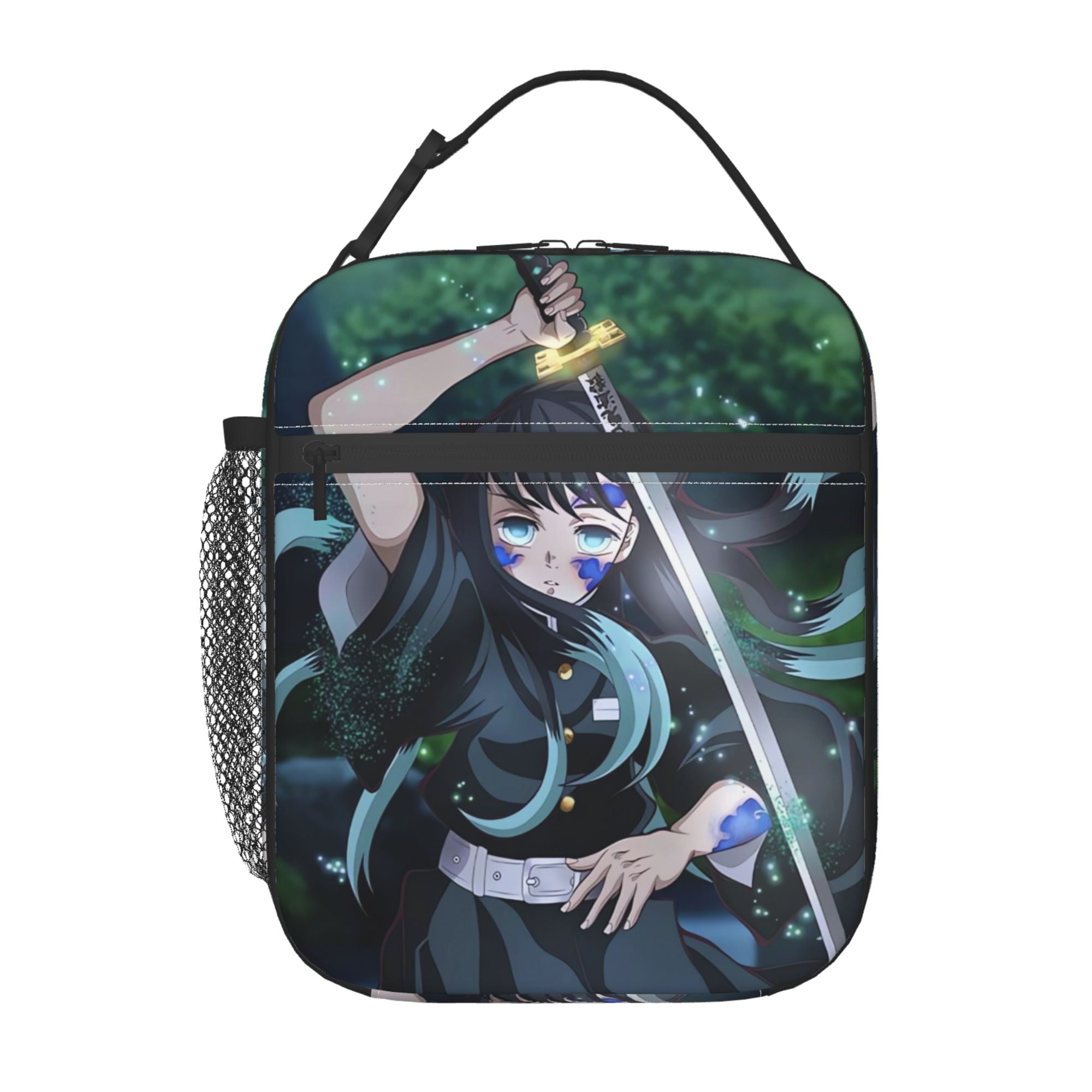 Demon Slayer Muichiro Tokito Lunch Bag Insulated Portable Reusable Cute ...