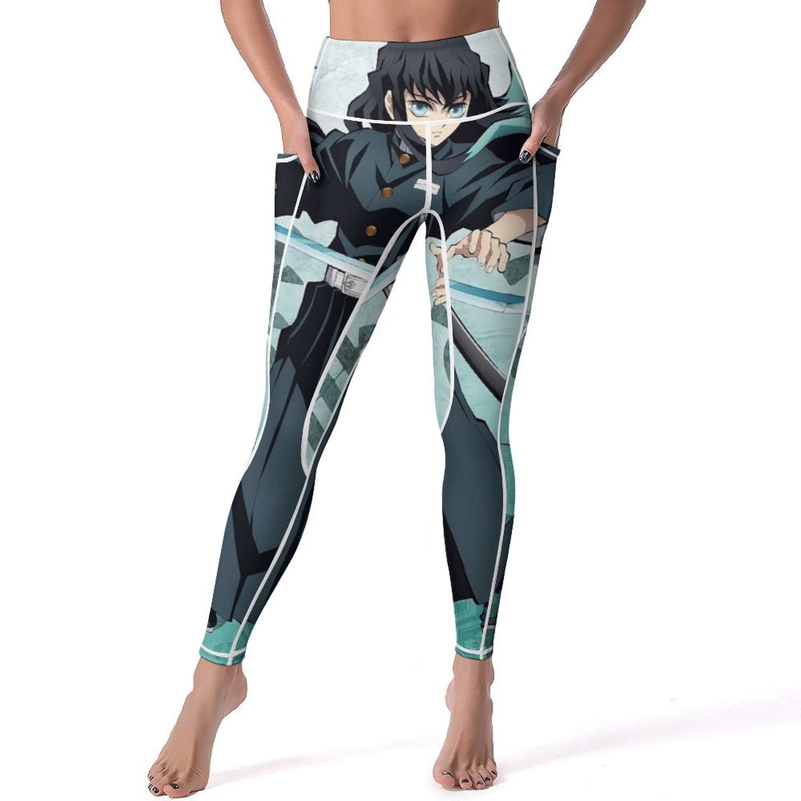 Demon Slayer Muichiro Tokito Men's Hawaiian Shirts Short Sleeve Button ...