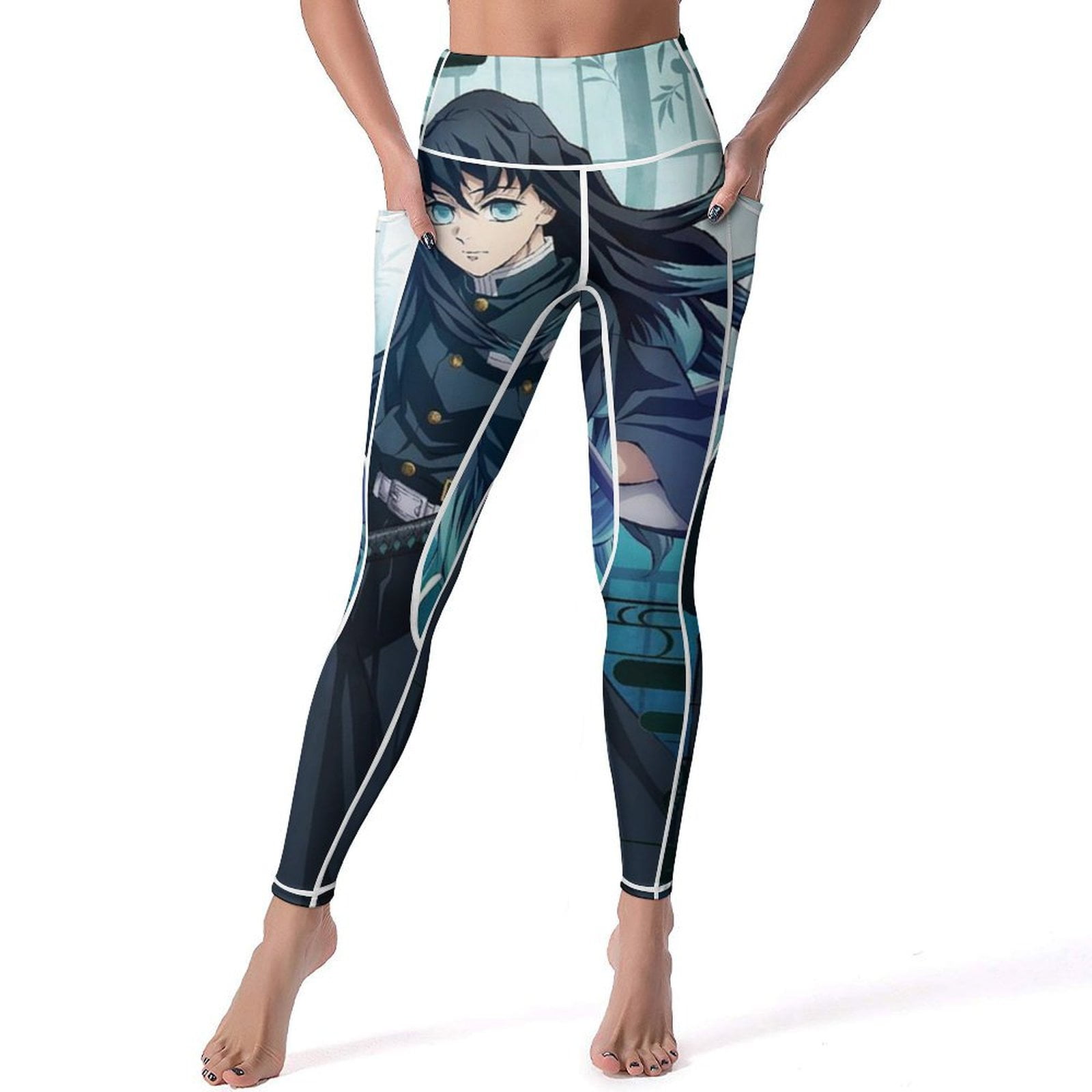 Demon Slayer Muichiro Tokito Men's Hawaiian Shirts Short Sleeve Button ...