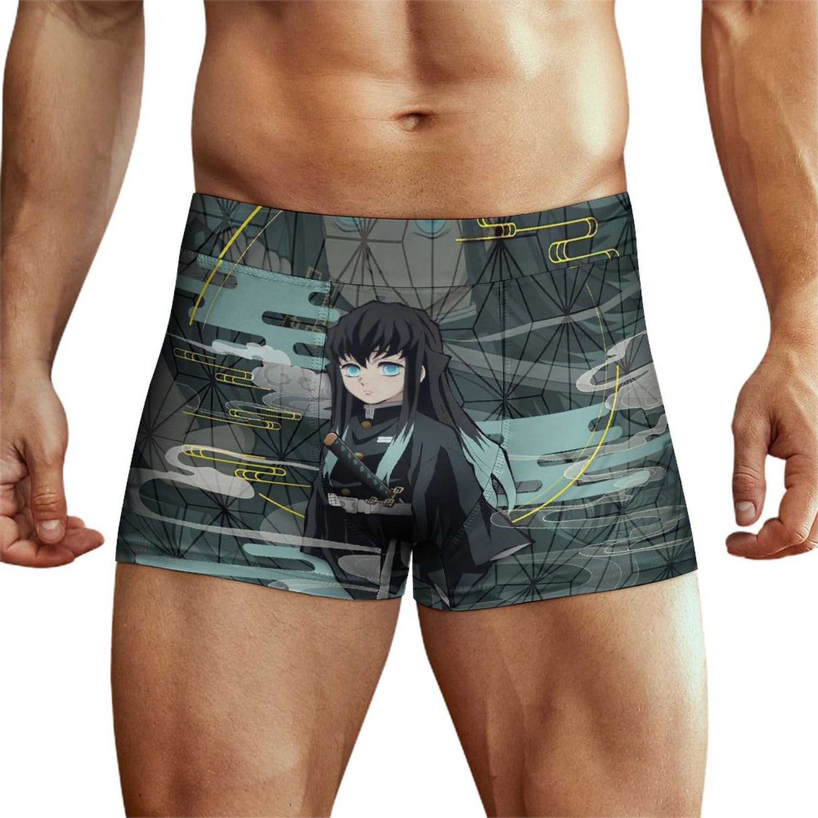 Demon Slayer Muichiro Tokito Men’s Underwear Boxer Briefs Soft ...