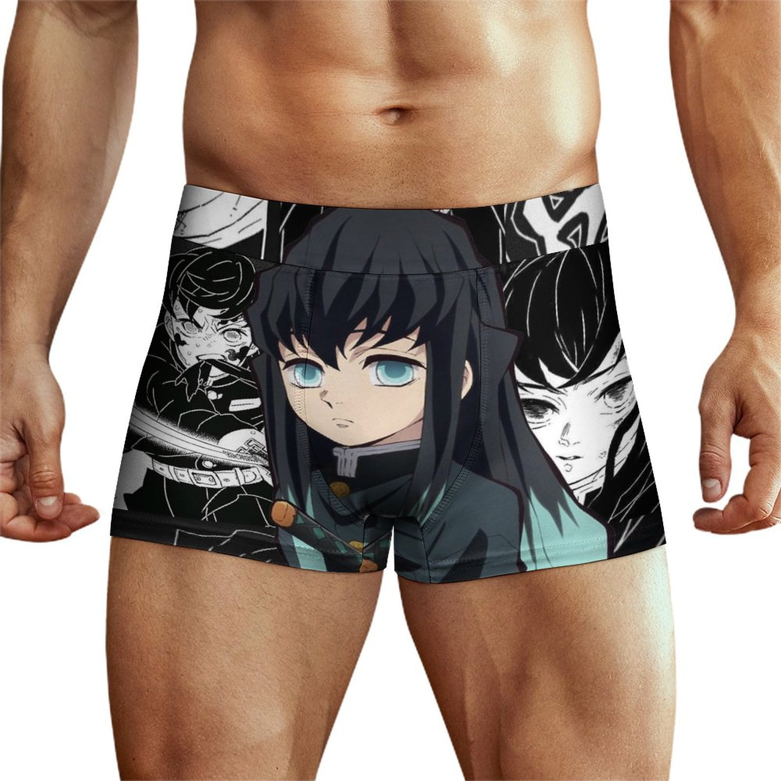 Demon Slayer Muichiro Tokito Men’s Underwear Boxer Briefs Soft ...
