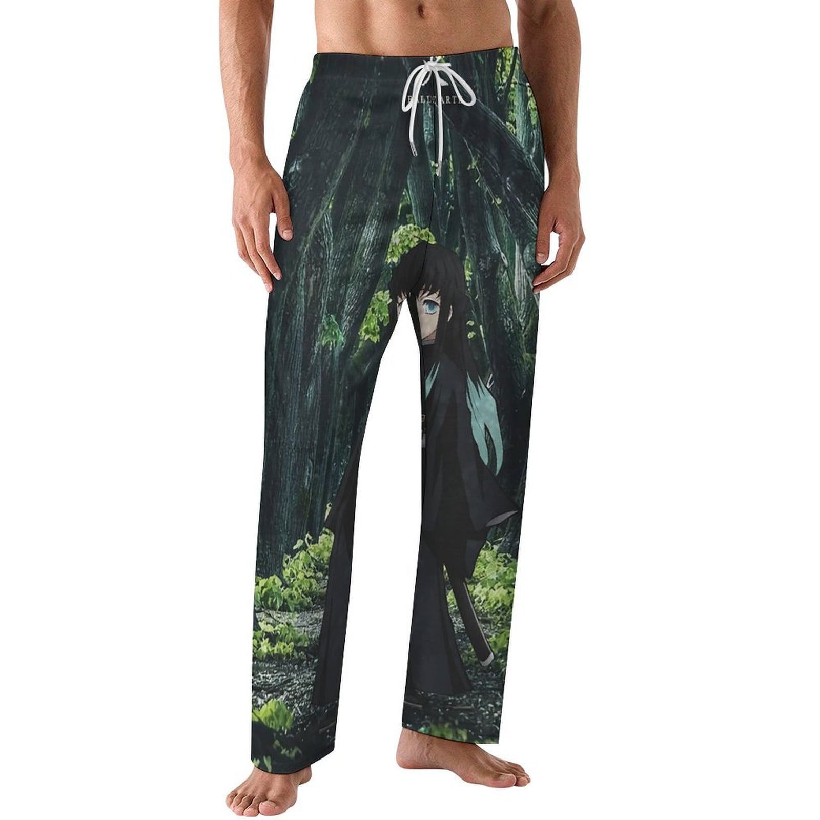Demon Slayer Muichiro Tokito Mens PJ Pajama Pants Bottoms Lounge Pants ...