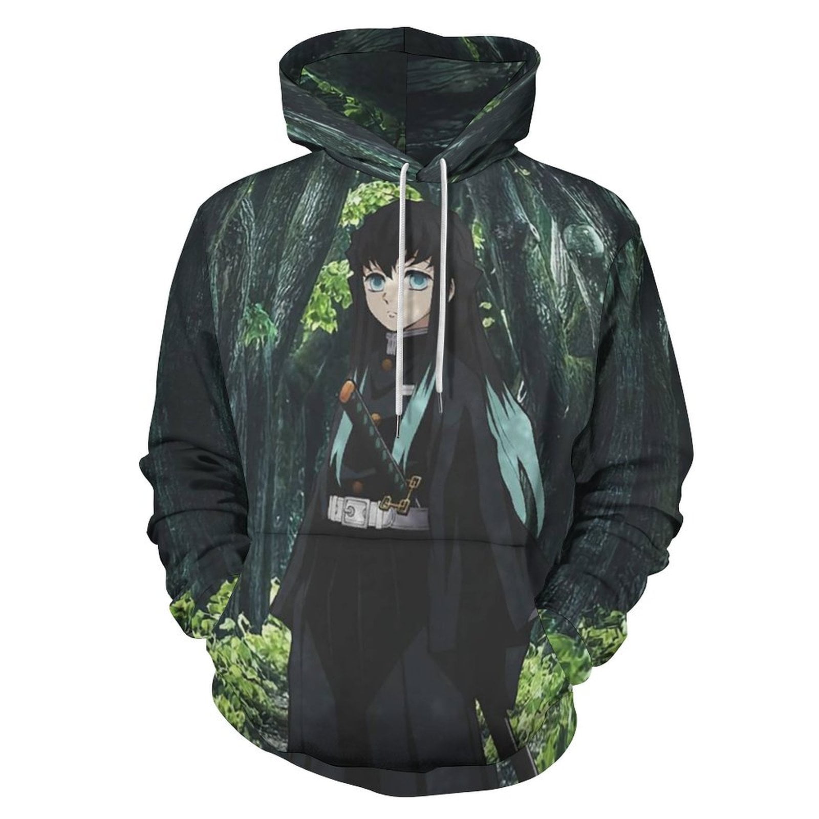 Demon Slayer Muichiro Tokito Mens Womens Novelty Hoodie 3D Print ...