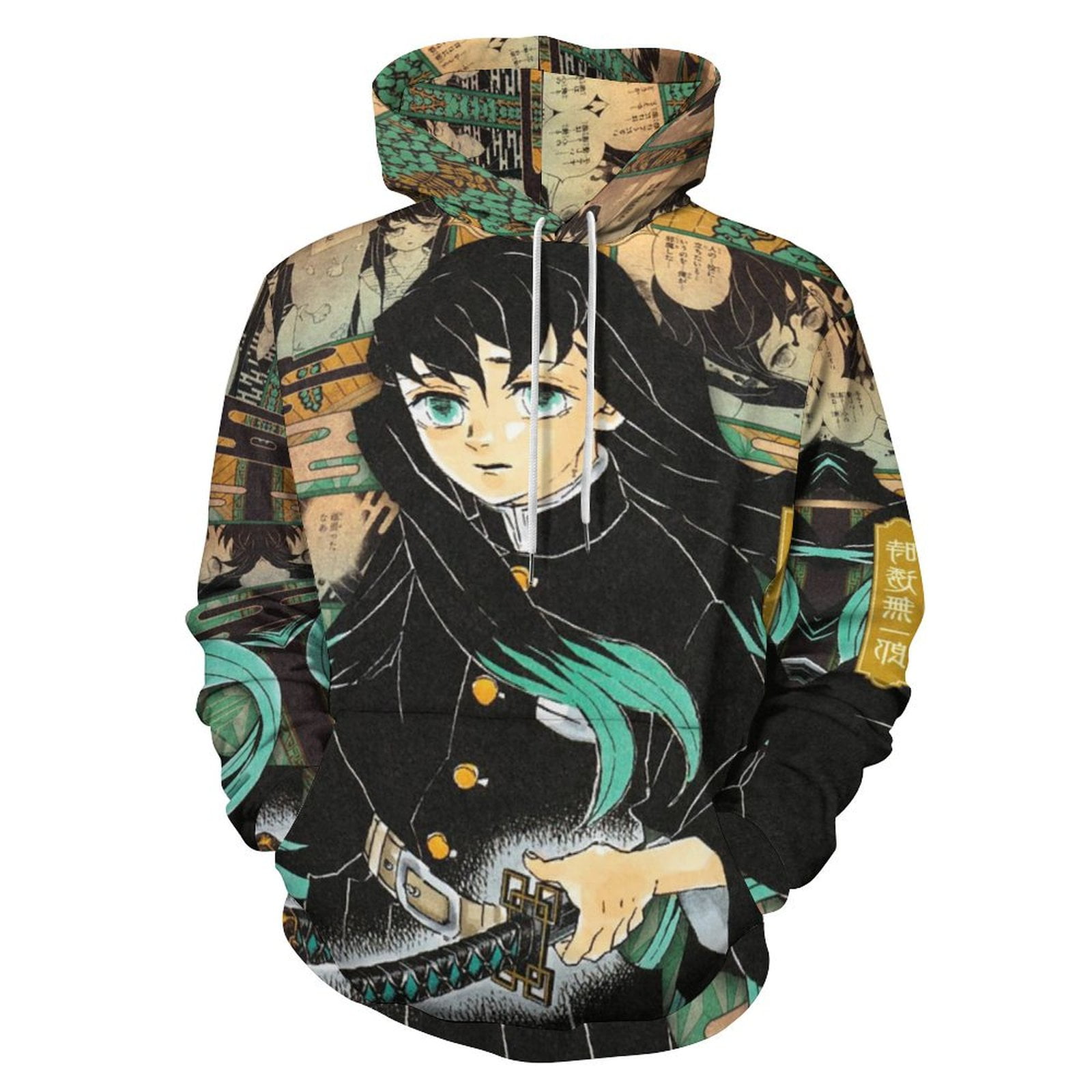 Demon Slayer Muichiro Tokito Mens Womens Novelty Hoodie 3D Print ...