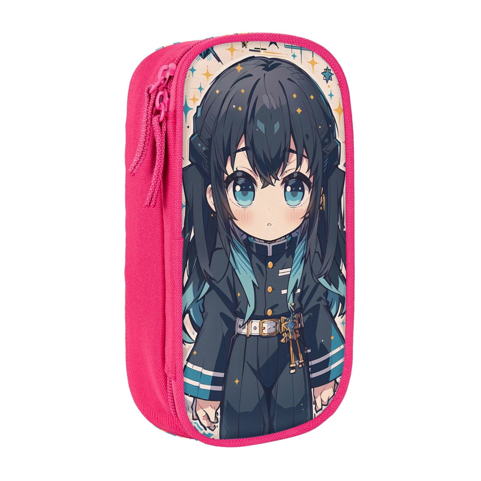 Demon Slayer Muichiro Tokito Pencil Case, Multipurpose Pencase ,Large ...