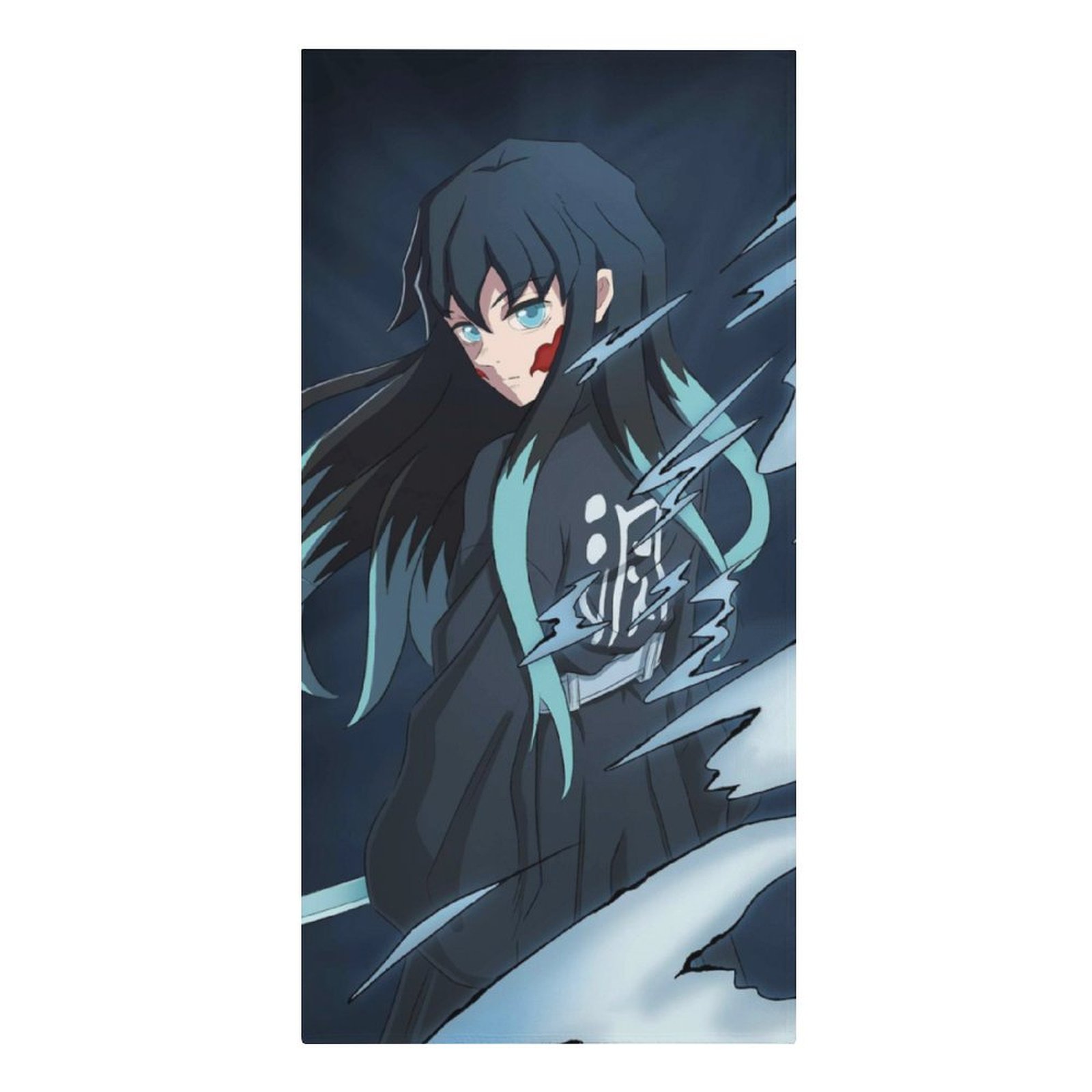 Demon Slayer Muichiro Tokito Quick Dry Sand Free Microfiber Beach Towel ...