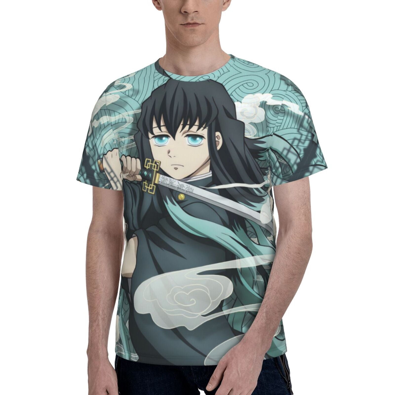 Demon Slayer Muichiro Tokito Shirt 3d Printed T Shirt Crewneck Short ...