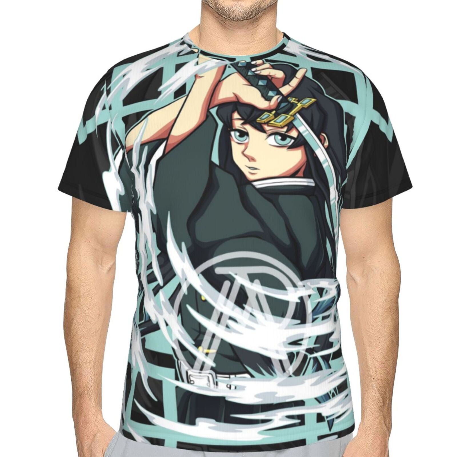 Demon Slayer Muichiro Tokito Shirt 3d Printed T Shirt Crewneck Short ...