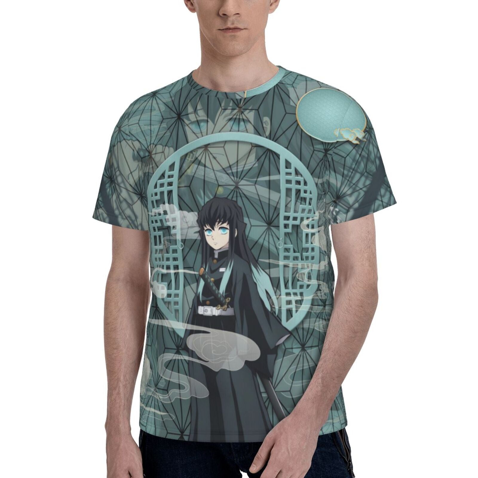 Demon Slayer Muichiro Tokito Shirt 3d Printed T Shirt Crewneck Short ...