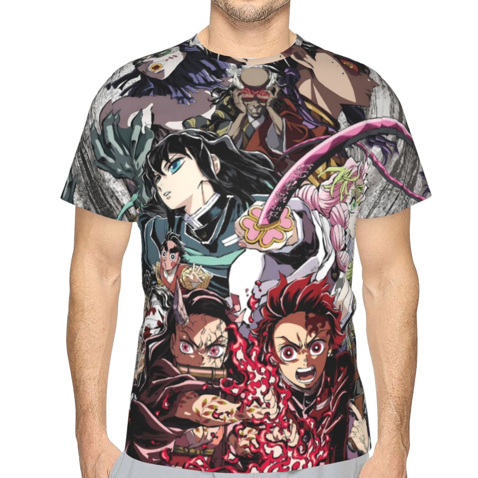 Demon Slayer Muichiro Tokito Shirt 3d Printed T Shirt Crewneck Short ...