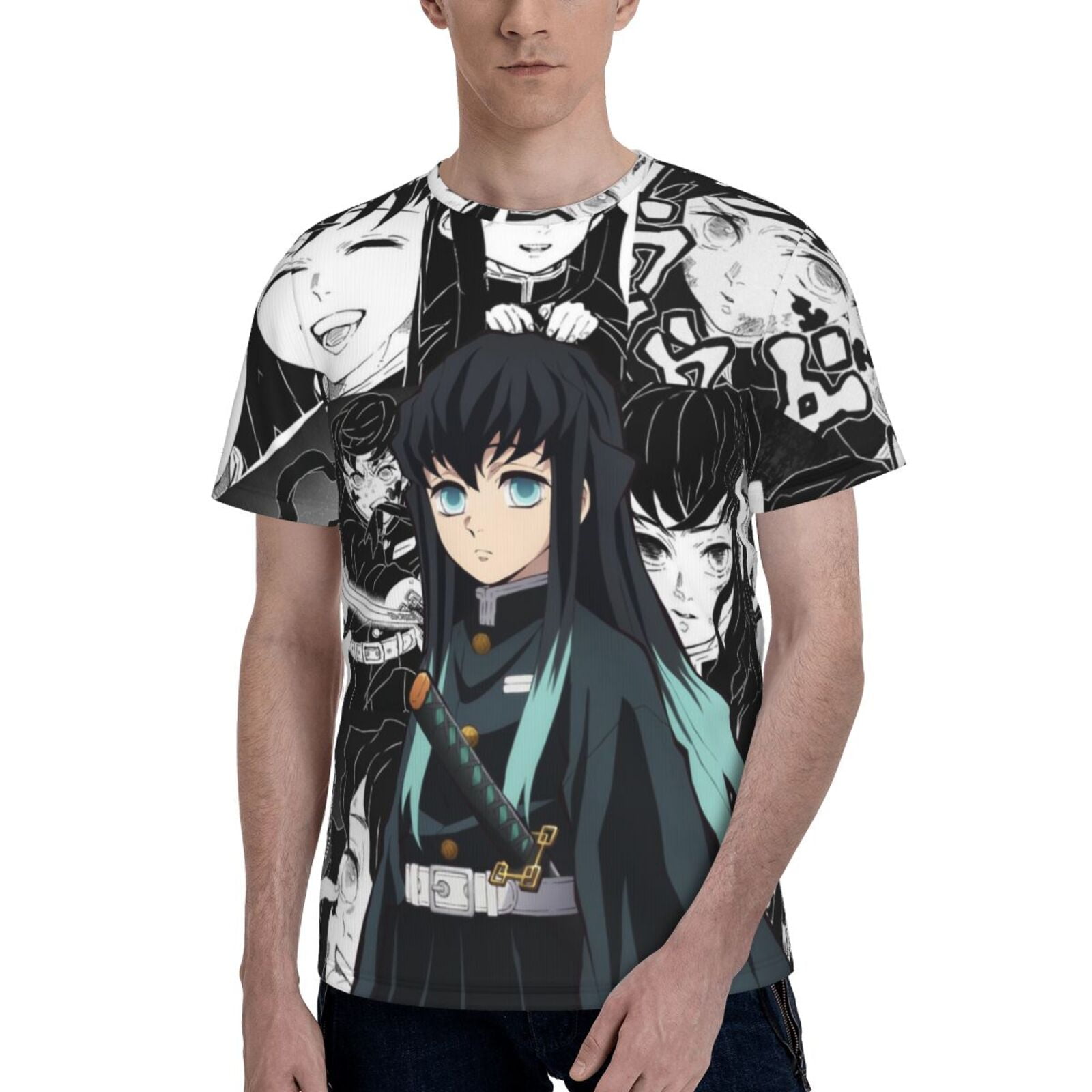 Demon Slayer Muichiro Tokito Shirt 3d Printed T Shirt Crewneck Short ...