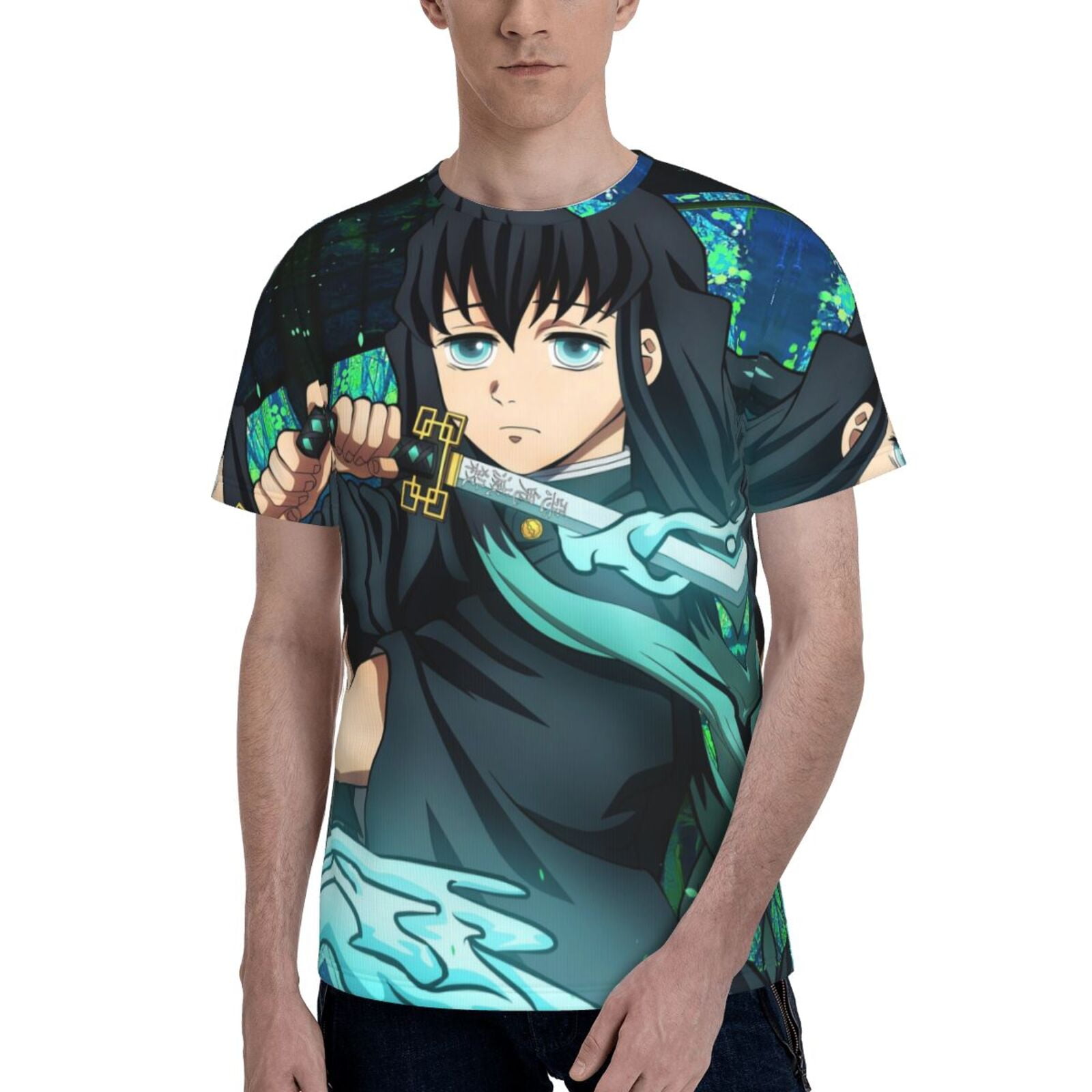 Demon Slayer Muichiro Tokito Shirt 3d Printed T Shirt Crewneck Short ...