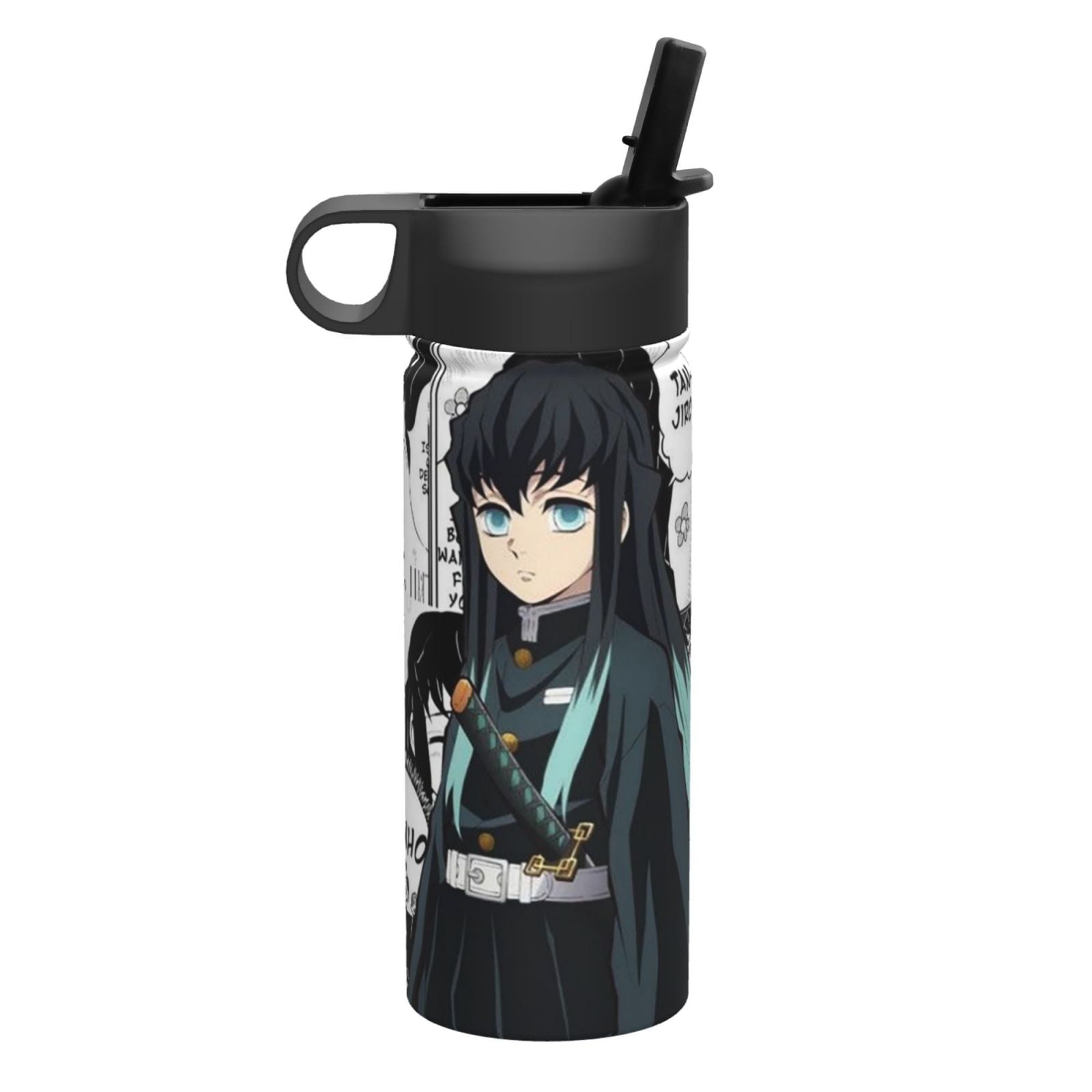 Demon Slayer Muichiro Tokito Stainless Steel Water Bottle, 18oz Double ...