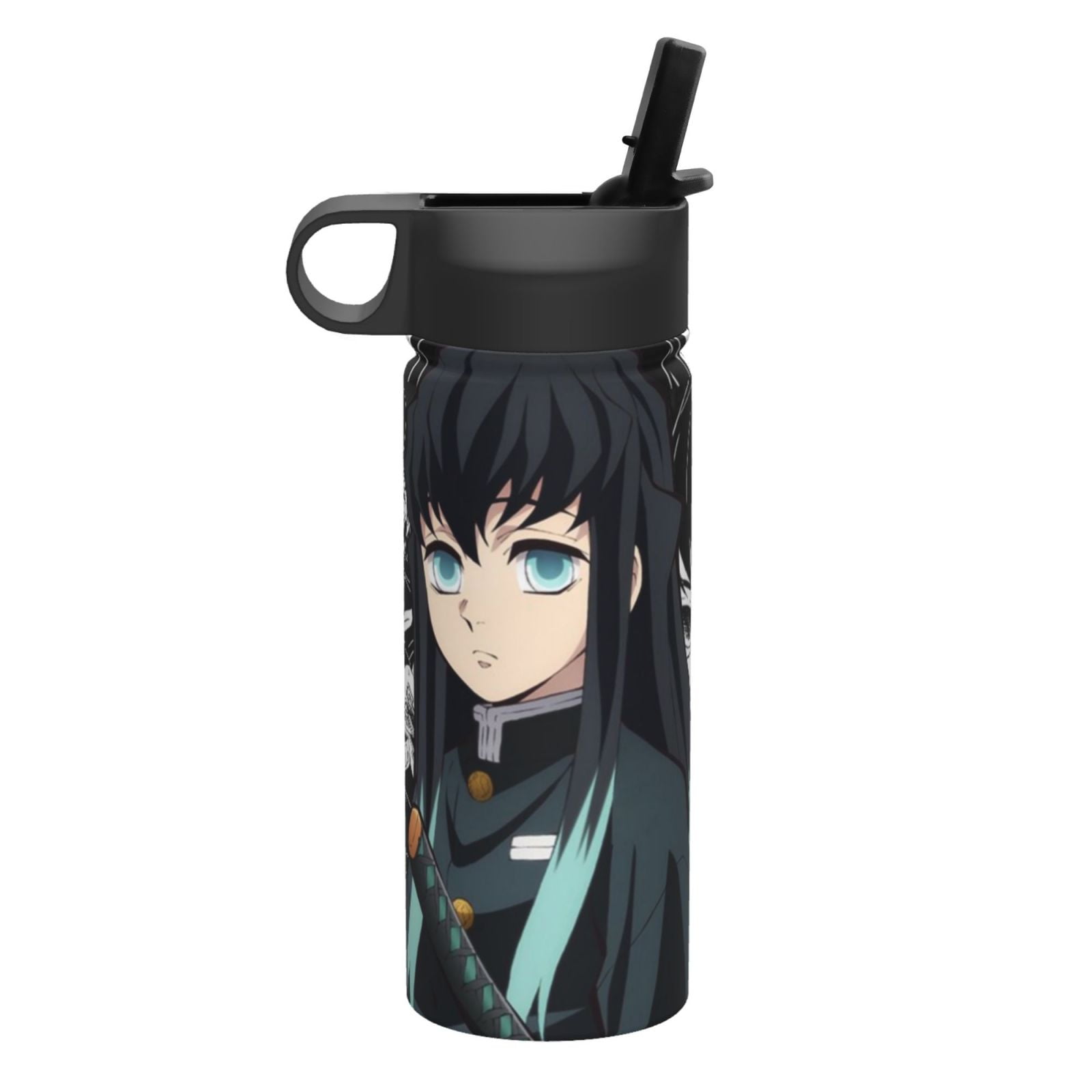 Demon Slayer Muichiro Tokito Stainless Steel Water Bottle, 18oz Double ...