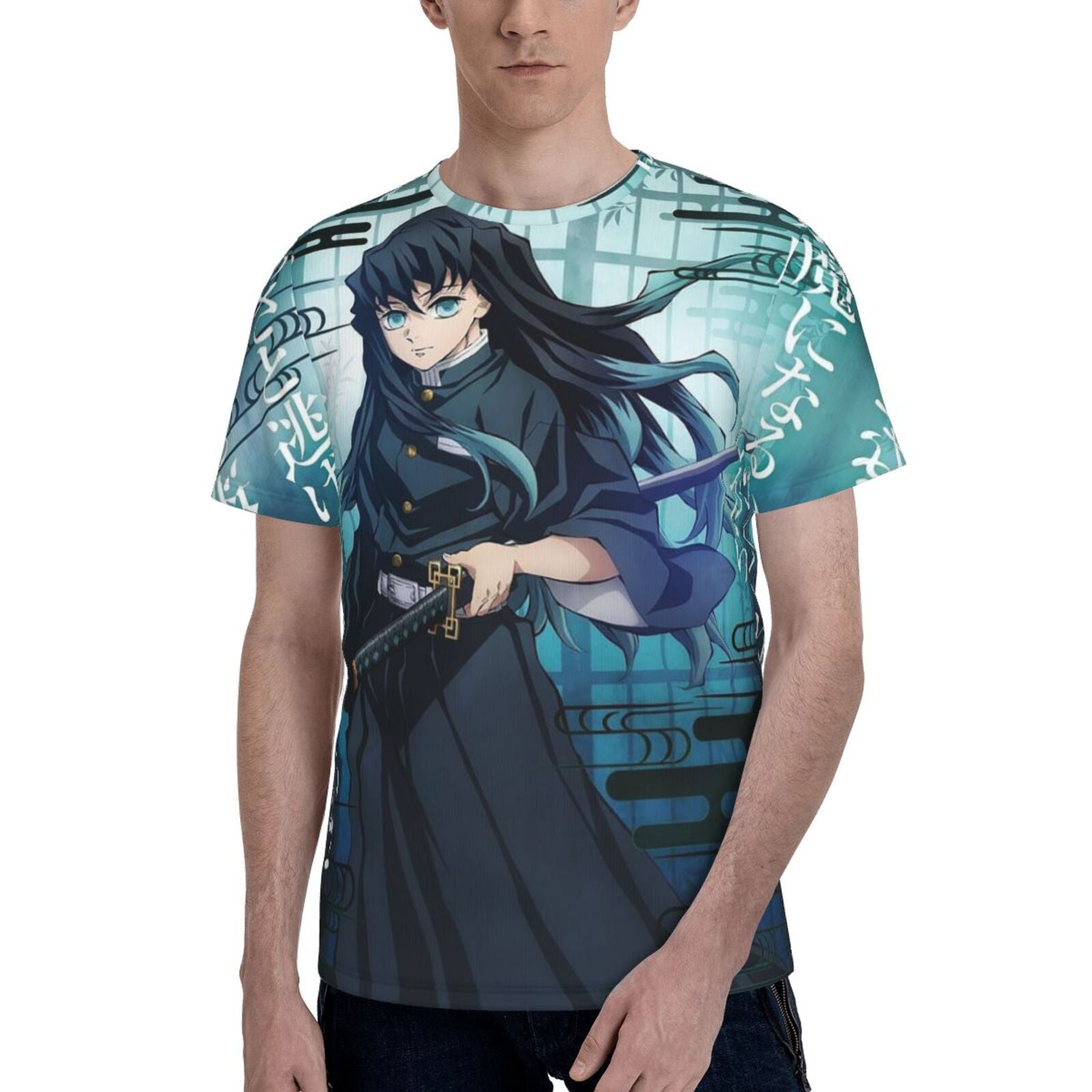 Demon Slayer Muichiro Tokito T-Shirts 3d Printed Short Sleeve Tee Shirt ...