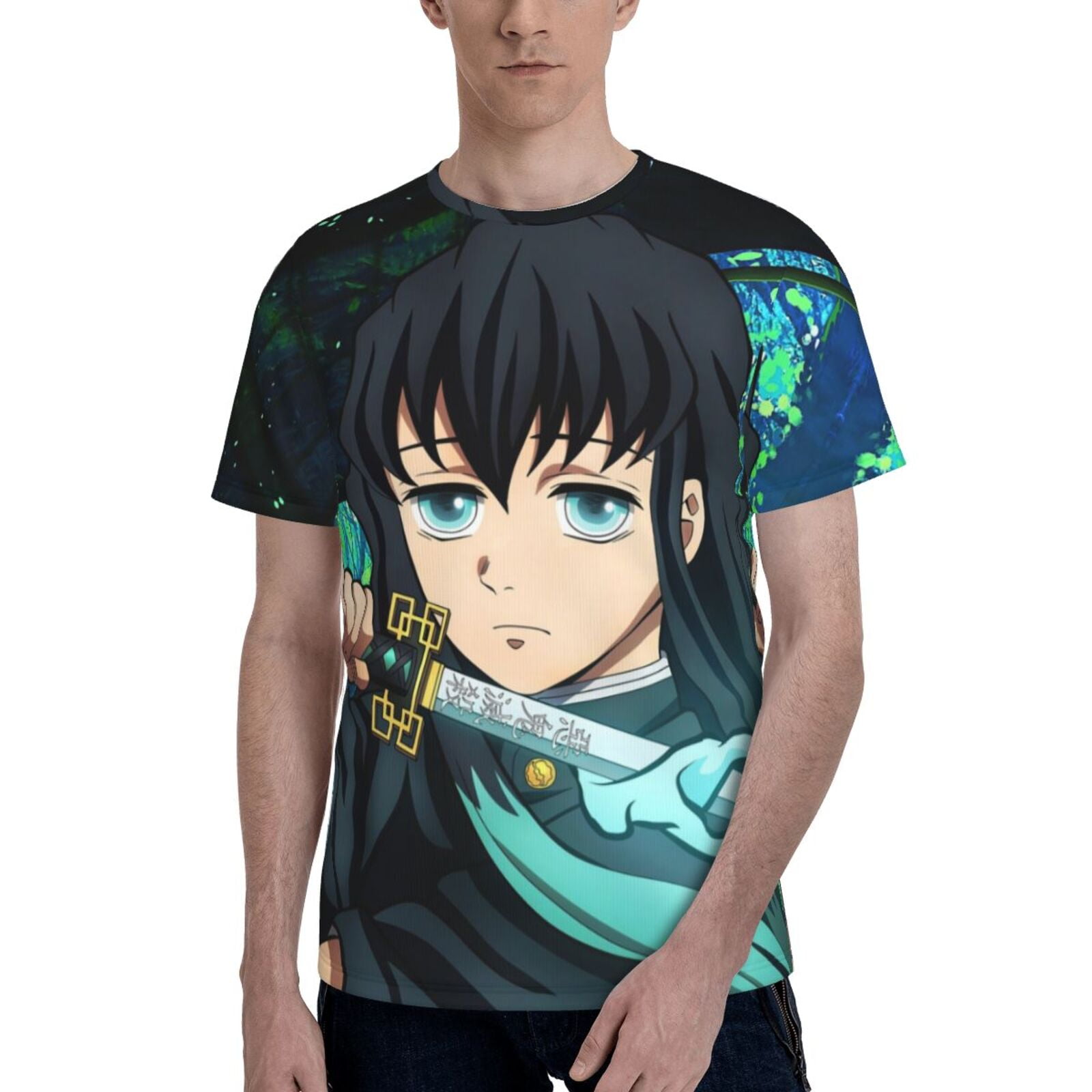 Demon Slayer Muichiro Tokito T-Shirts 3d Printed Short Sleeve Tee Shirt ...