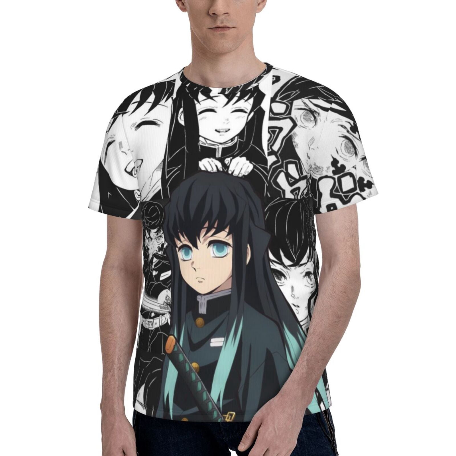 Demon Slayer Muichiro Tokito T-Shirts 3d Printed Short Sleeve Tee Shirt ...