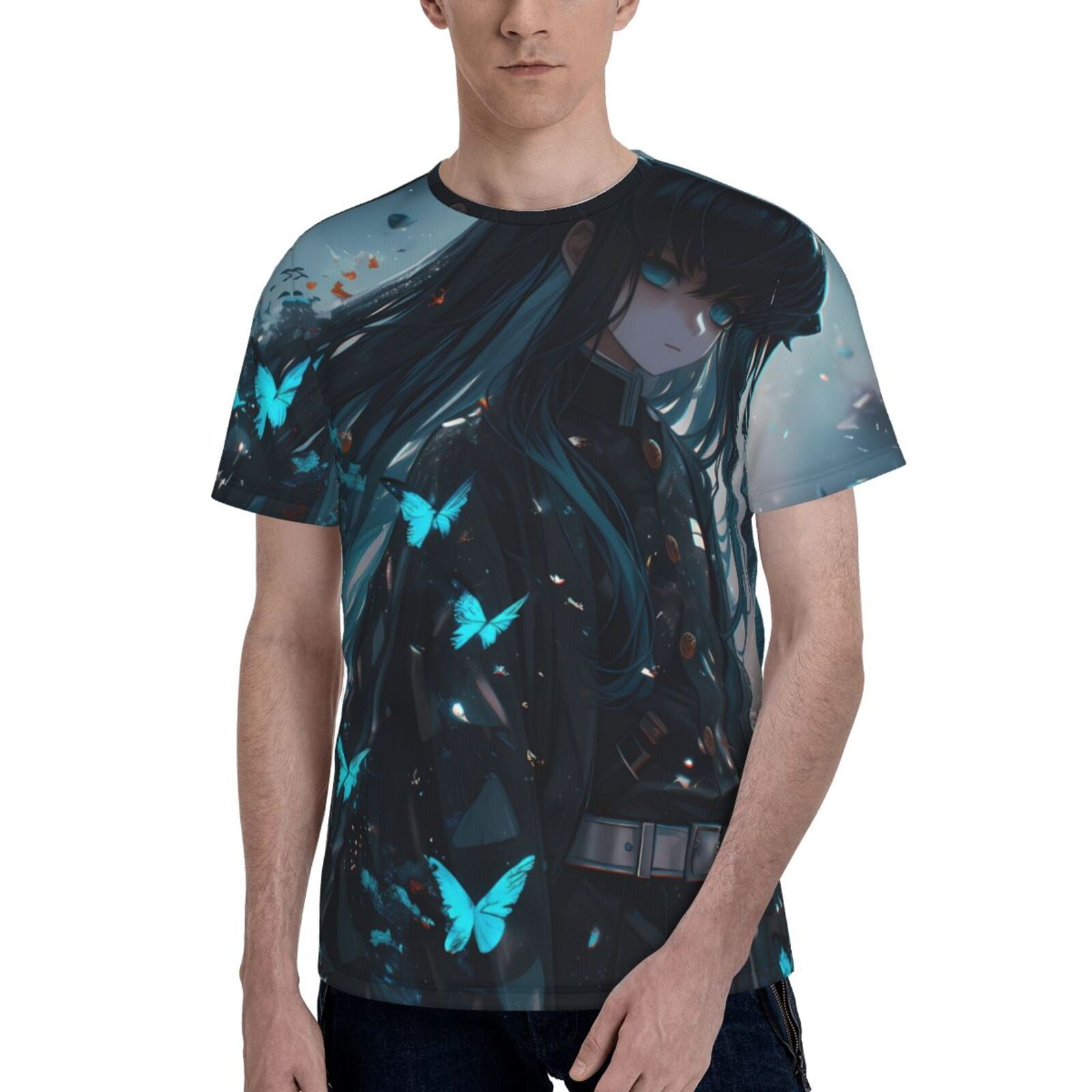 Demon Slayer Muichiro Tokito T-Shirts 3d Printed Short Sleeve Tee Shirt ...