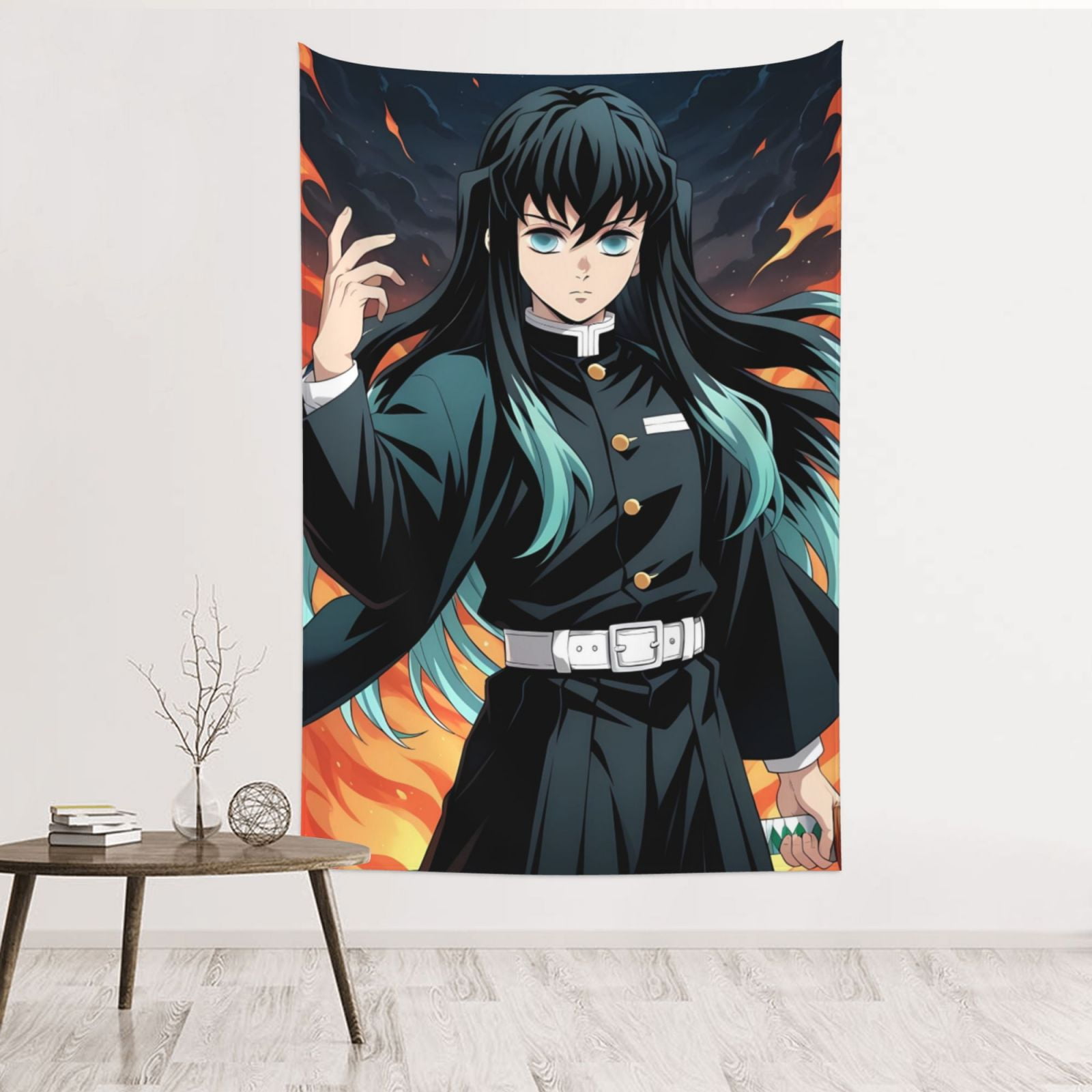 Demon Slayer Muichiro Tokito Tapestry Wall Hanging Home Decoration Wall ...