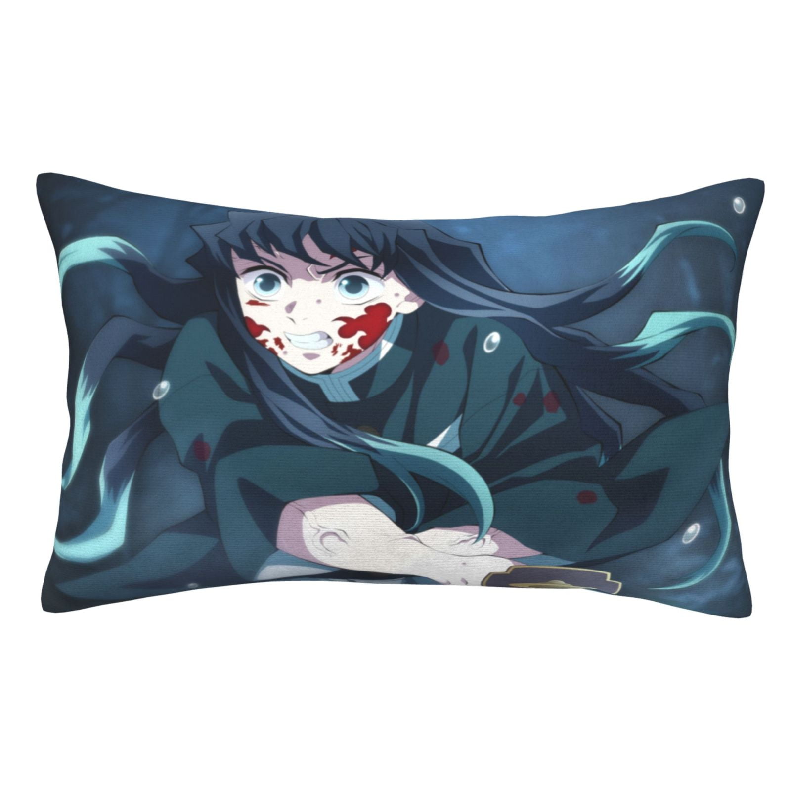 Demon Slayer Muichiro Tokito Throw Pillow Covers 16"X24" Pillow Case ...