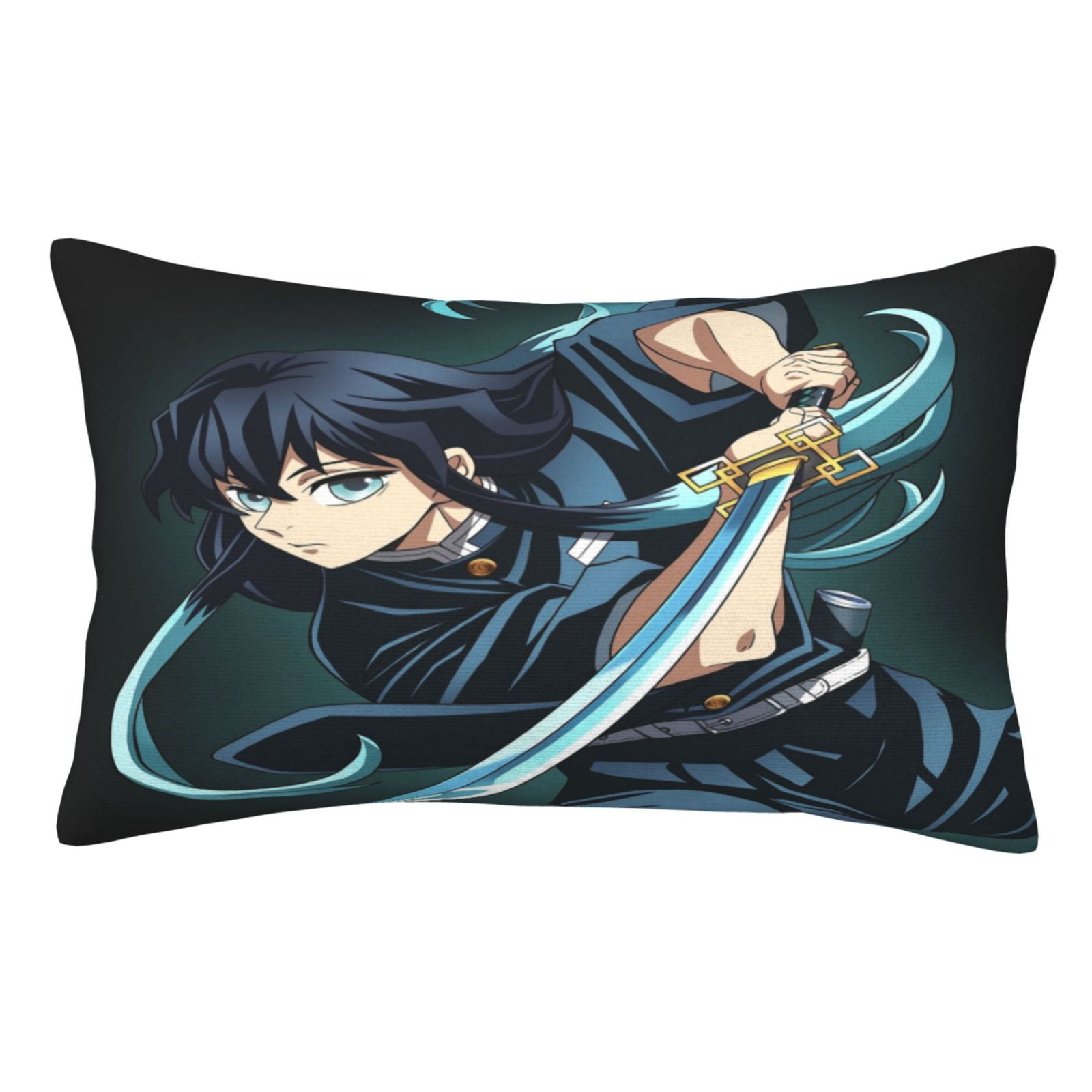 Demon Slayer Muichiro Tokito Throw Pillow Covers 20"X30" Pillow Case ...