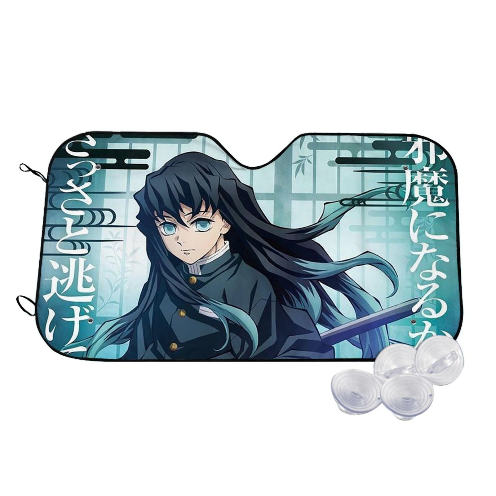 Demon Slayer Muichiro Tokito Windshield Sun Shade - Car Sun Shade ...